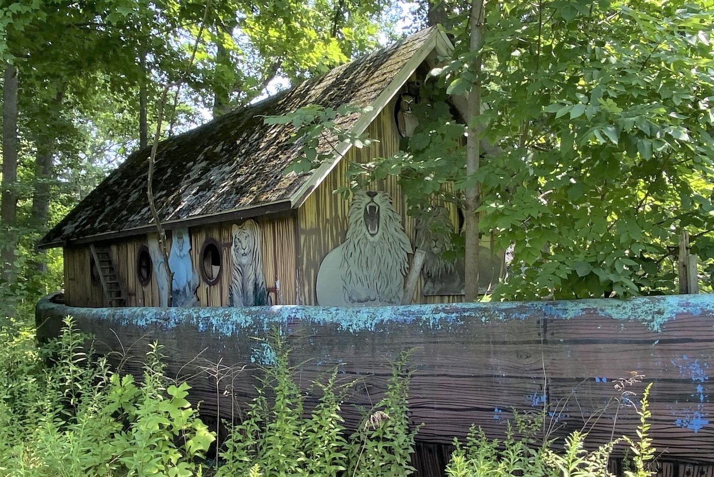 Ruins and remnants of Deer Forest Fun Park in Coloma, Michigan - mlive.com