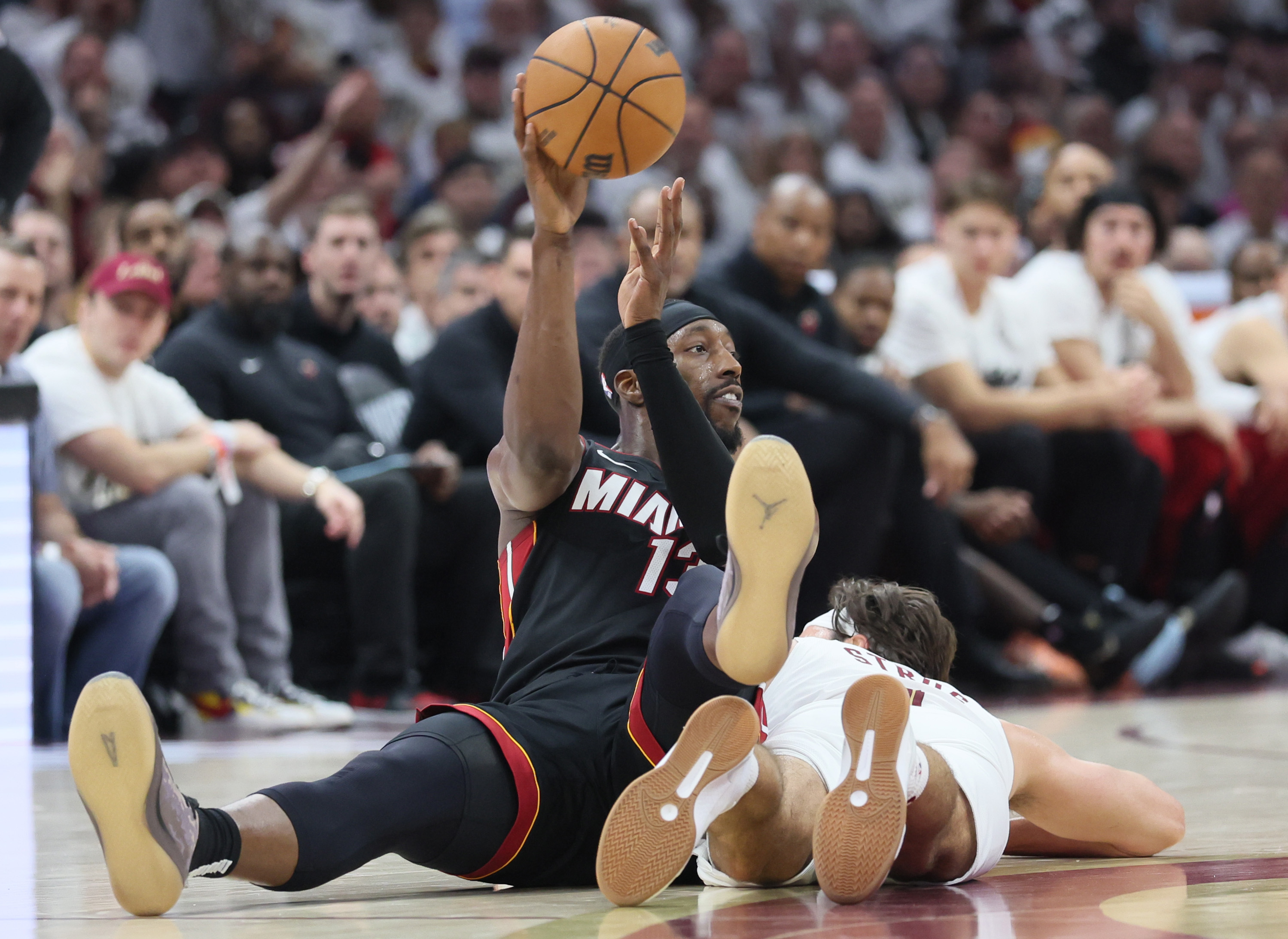 Cleveland Cavaliers vs. Miami Heat, Game 2 of NBA Playoffs, April 23 ...