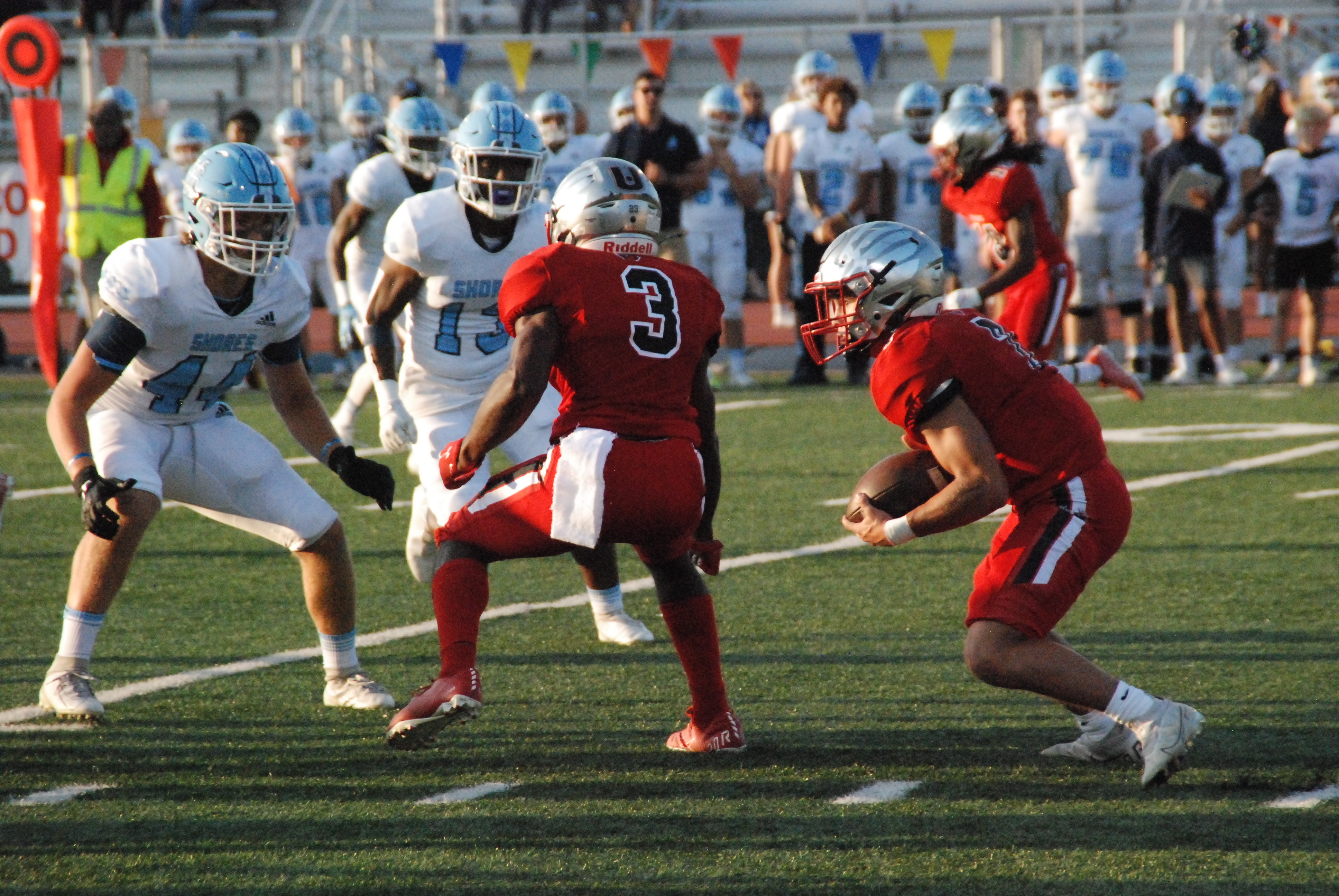 Mona Shores vs. Grand Rapids Union in OK Green Conference football Sept ...