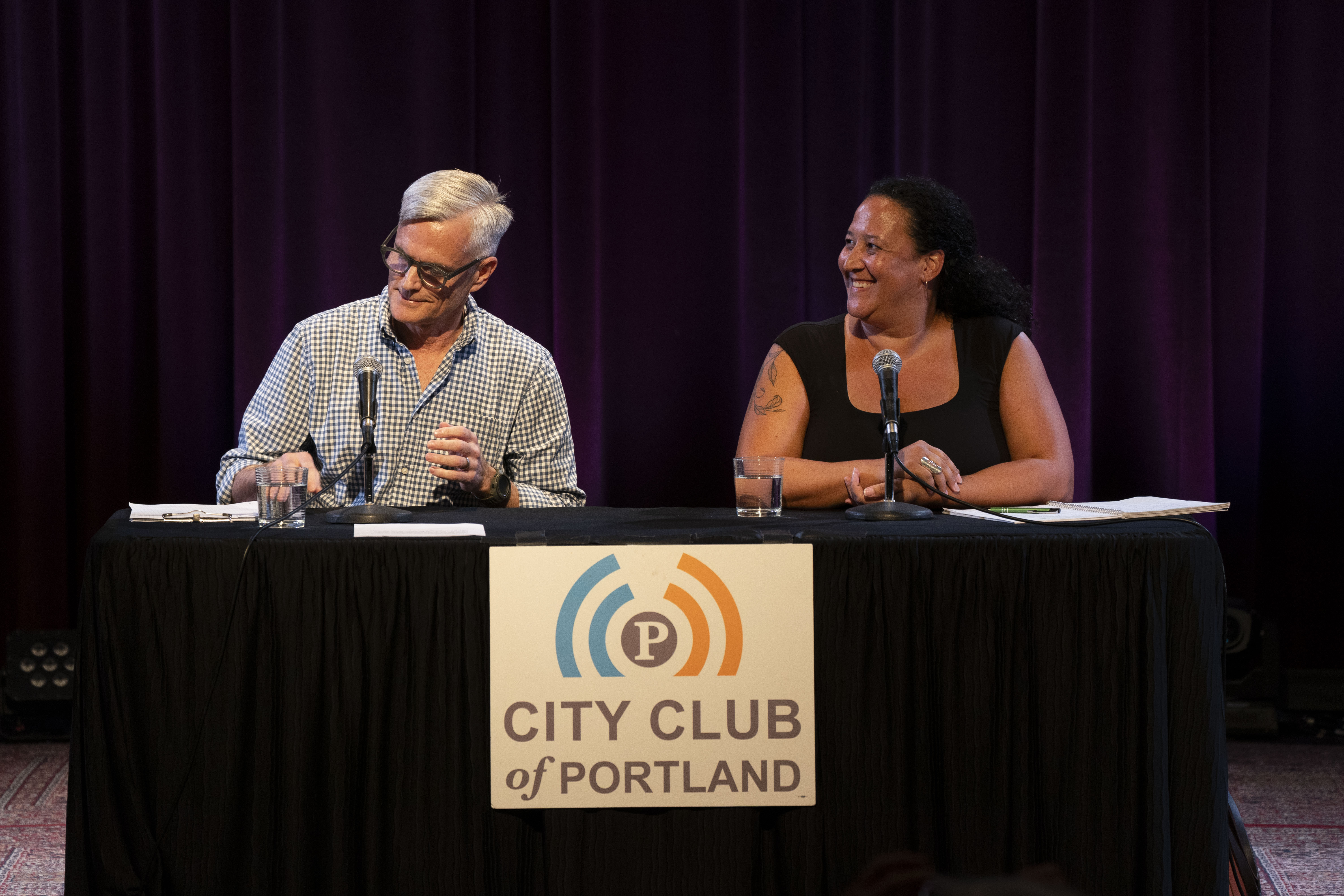 Shannon Singleton and Sam Adams debate at Portland City Club forum ...