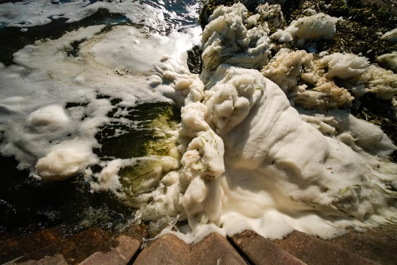 Testing finds PFAS in Muskegon Lake foam - mlive.com