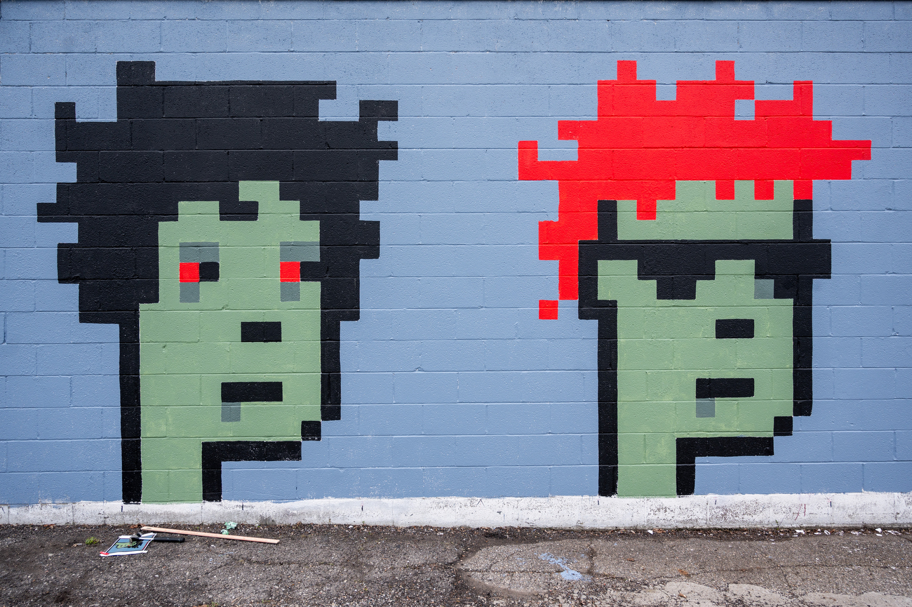 Owner of venue near Big House paints NFT-based mural - mlive.com