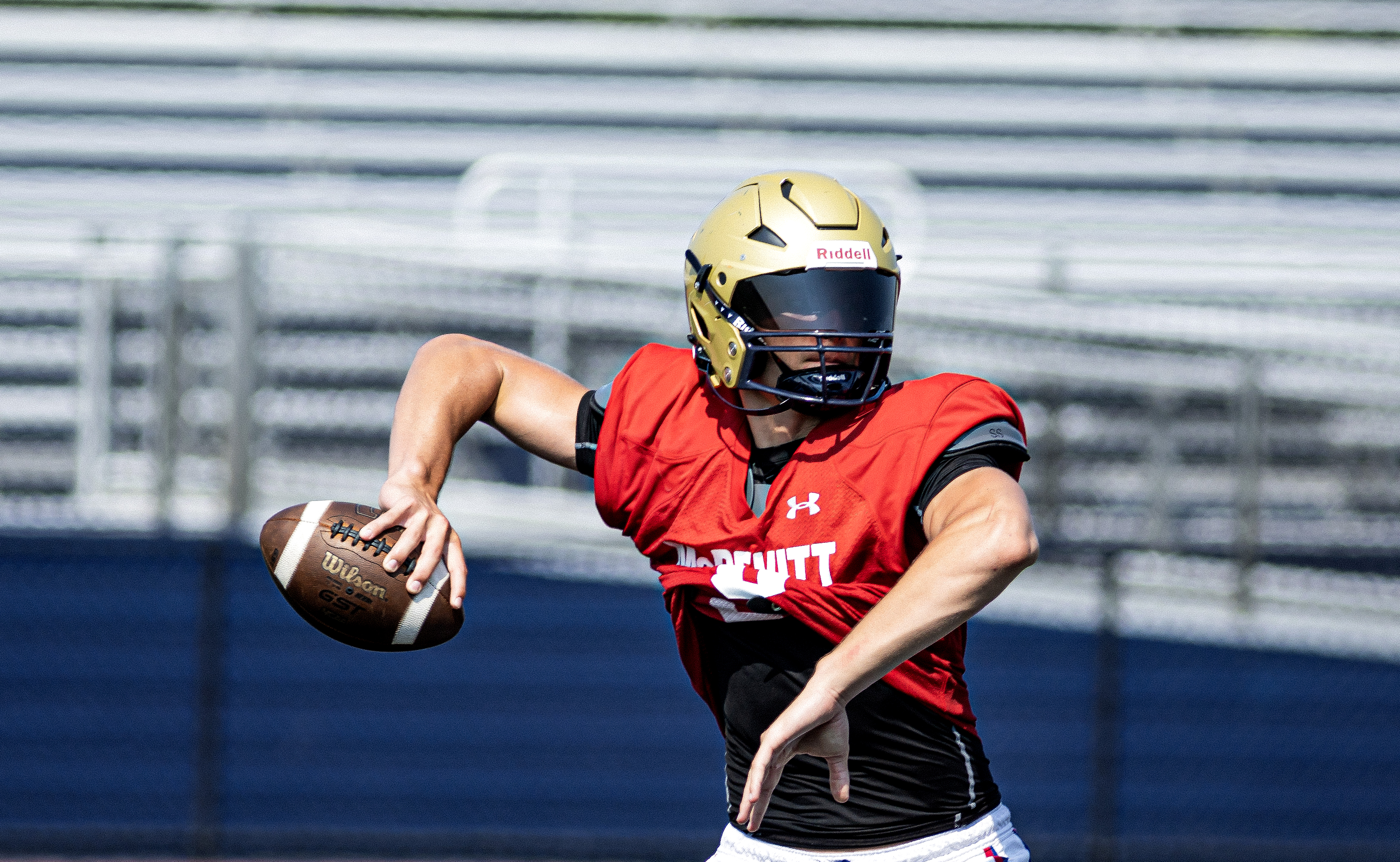 Bishop McDevitt High School football heat acclimation practice ...