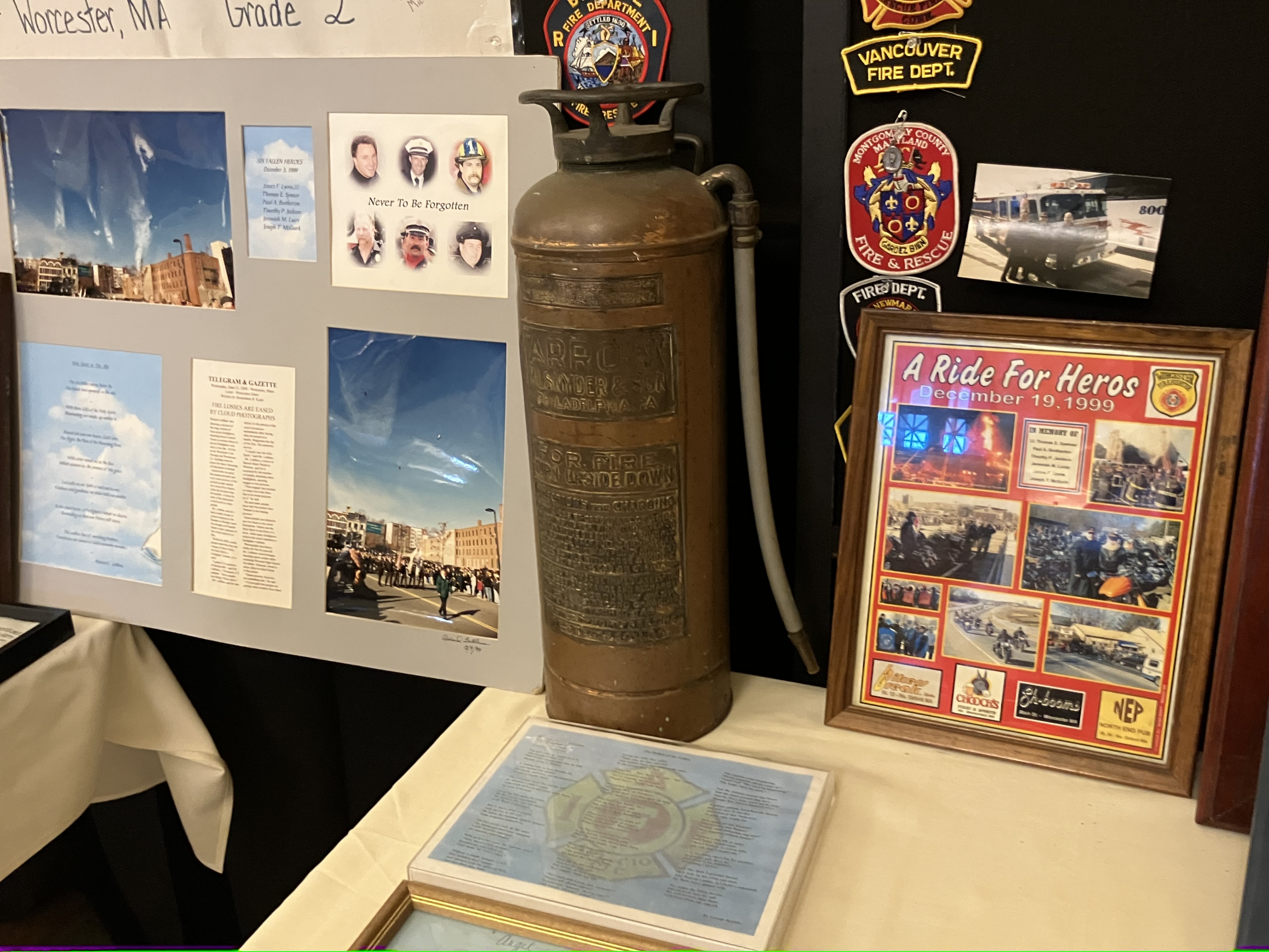 Worcester Cold Storage fire exhibit - masslive.com
