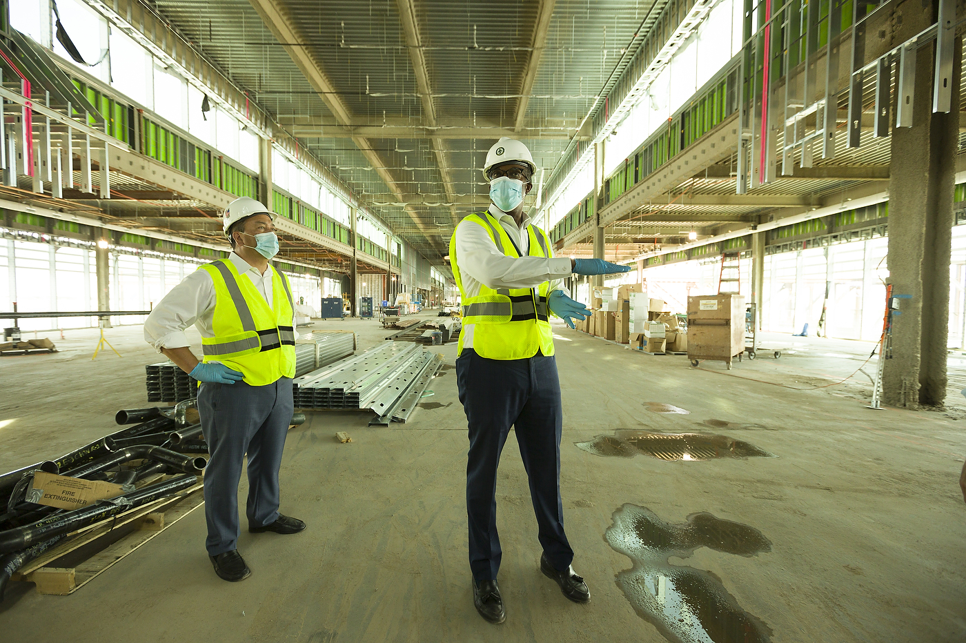 Newark Liberty Terminal One Progress Tour - nj.com
