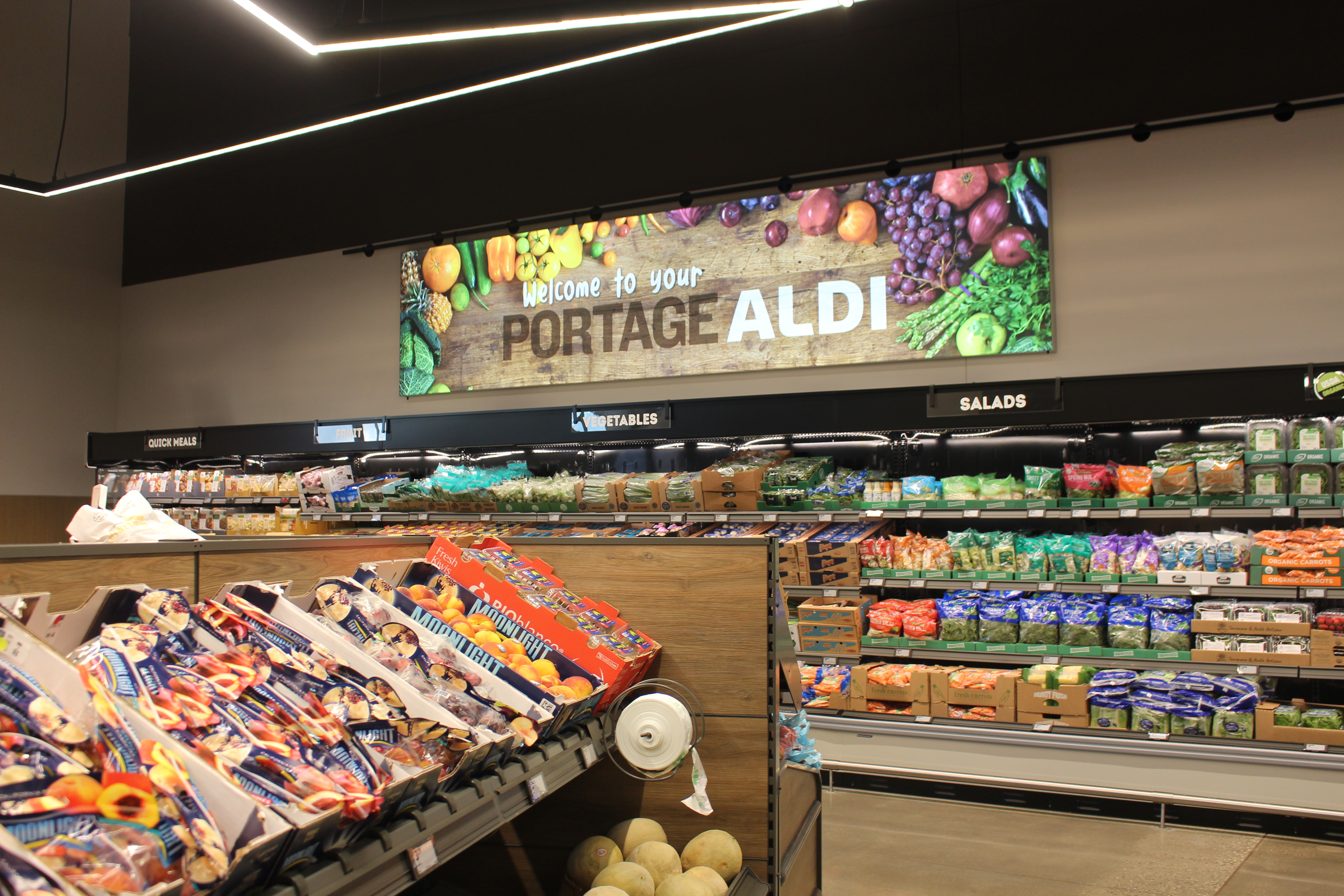 New Portage Aldi welcomes shoppers for soft opening - mlive.com