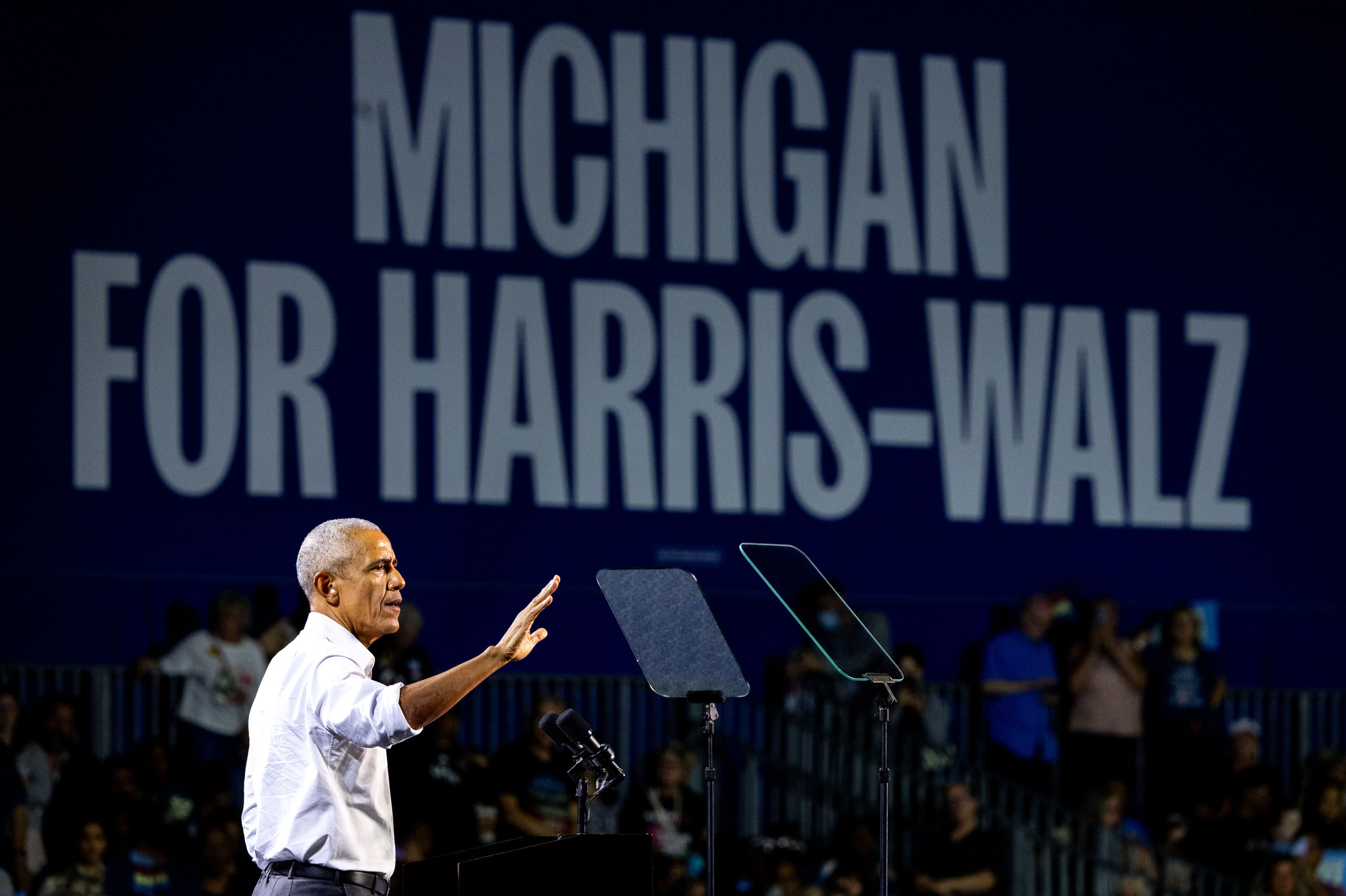 Obama speaks in Detroit in support of Kamala Harris - mlive.com