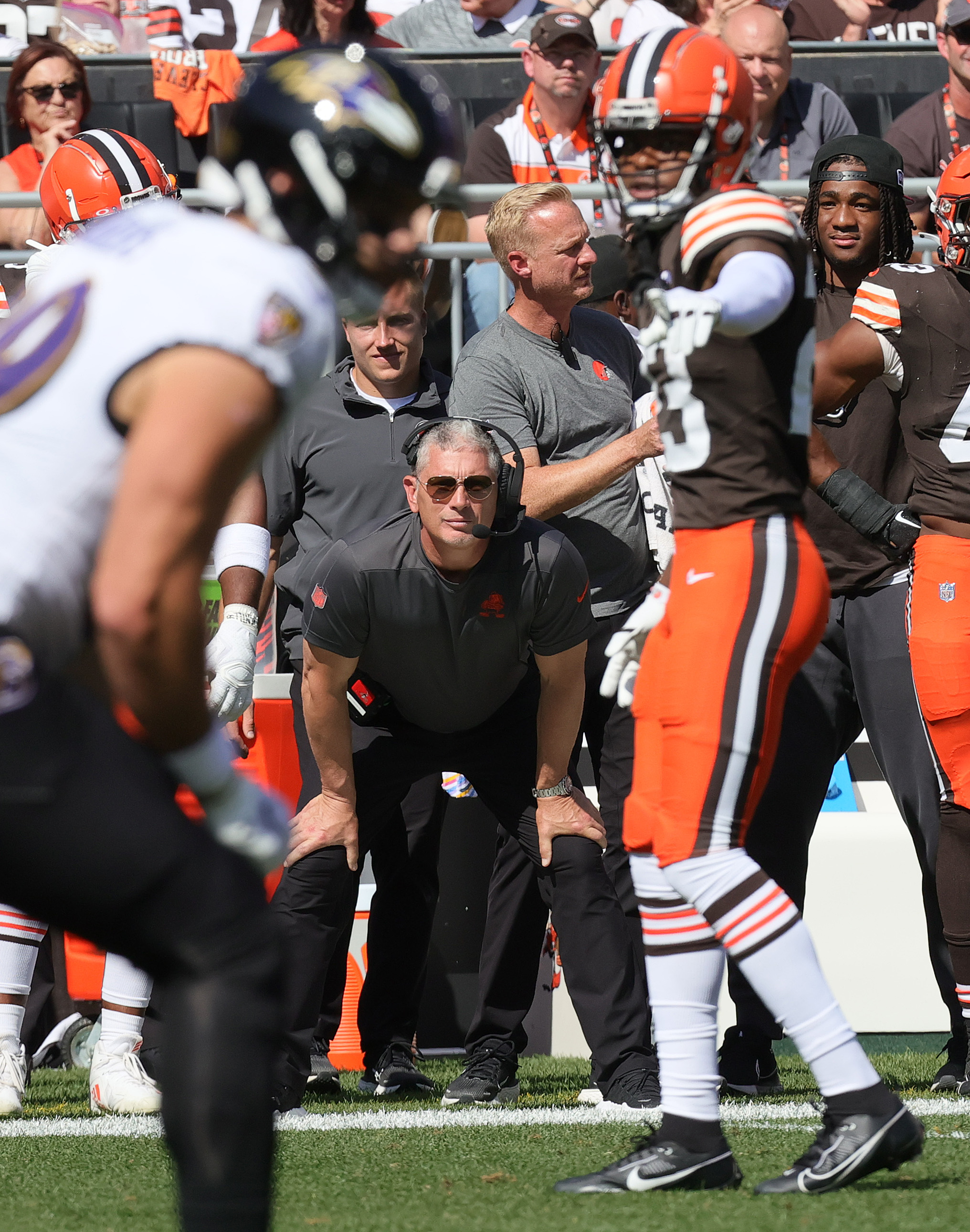 Cleveland Browns defense vs. Baltimore Ravens, October 1, 2023 ...