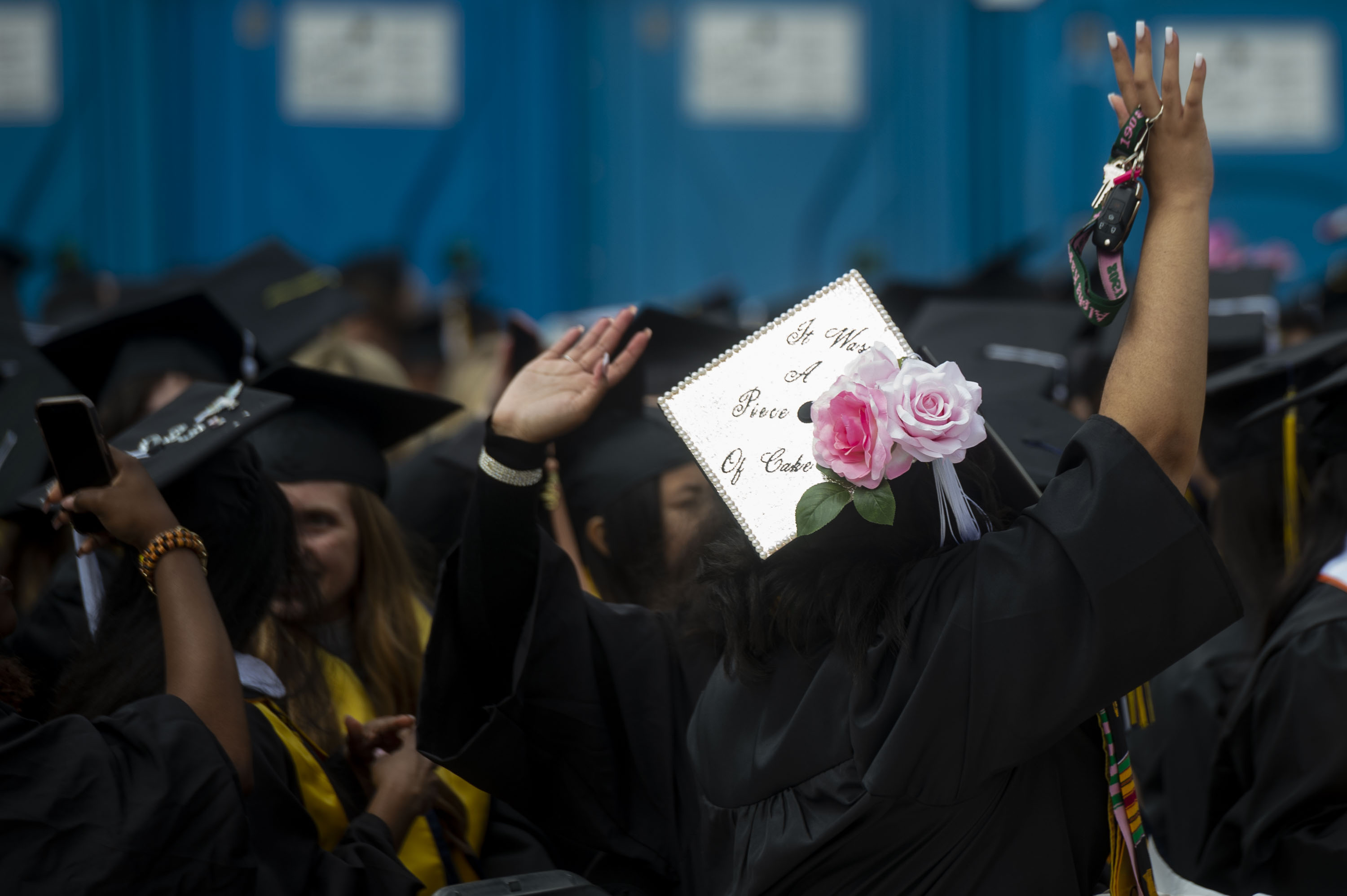 50 decorated caps from University of Michigan Spring Commencement ...