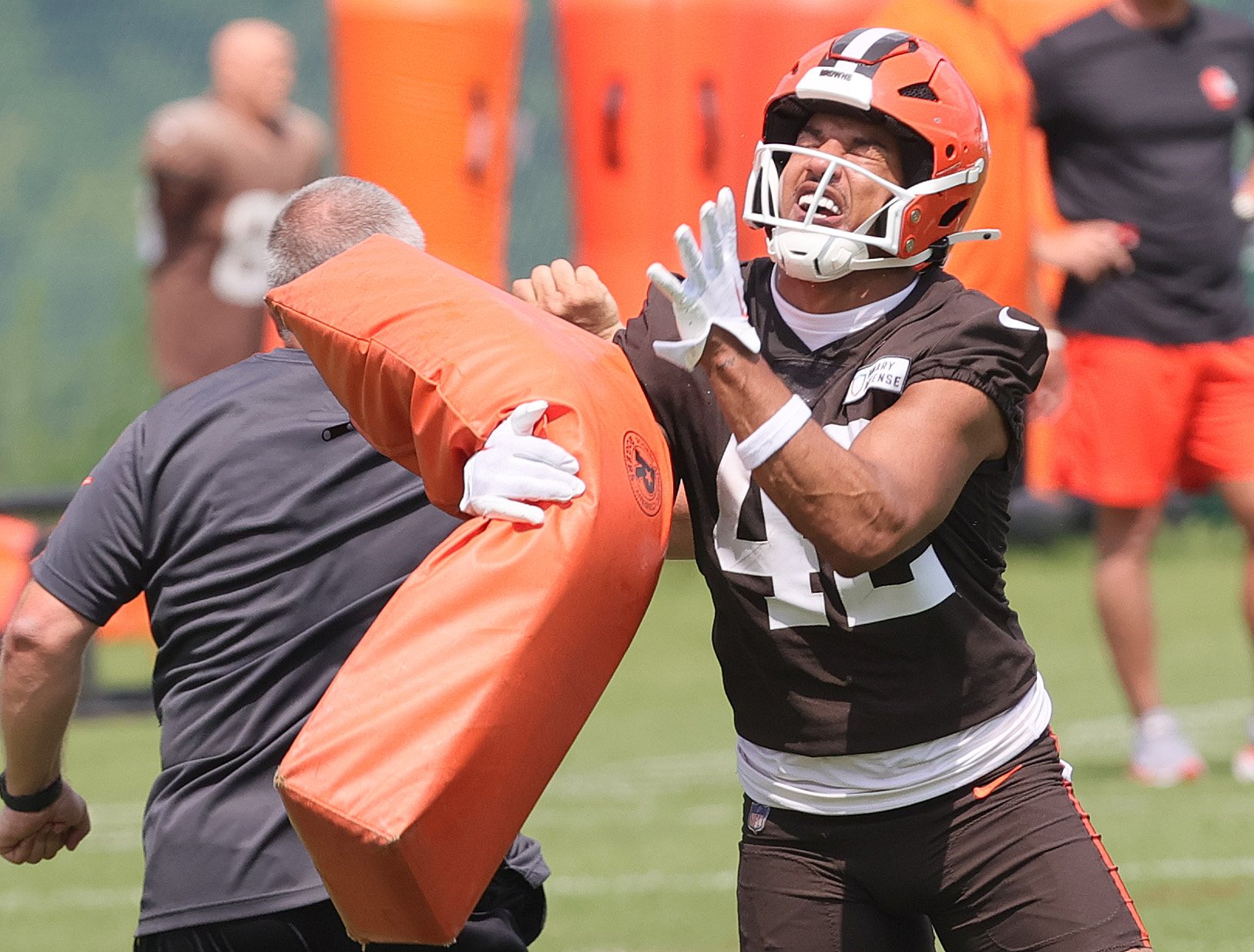 Day two of Cleveland Browns training camp at The Greenbrier, July 26 ...