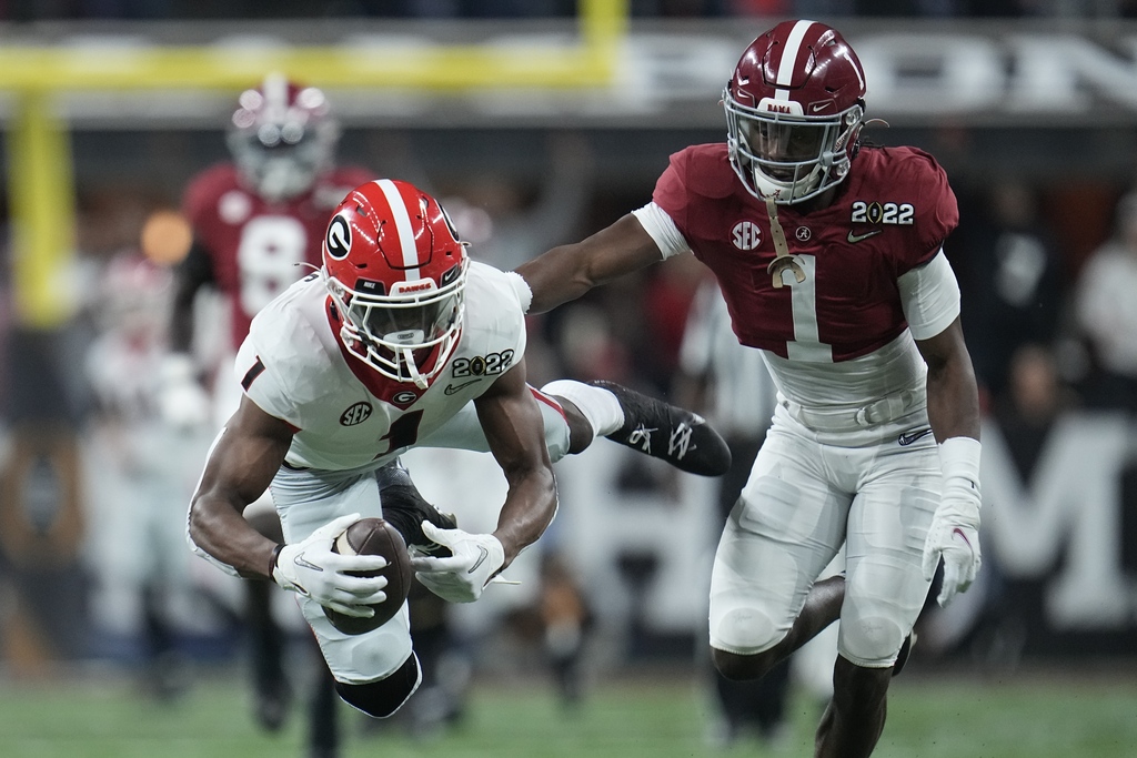 Alabama vs. Georgia in CFP national championship, Jan. 10, 2022 ...