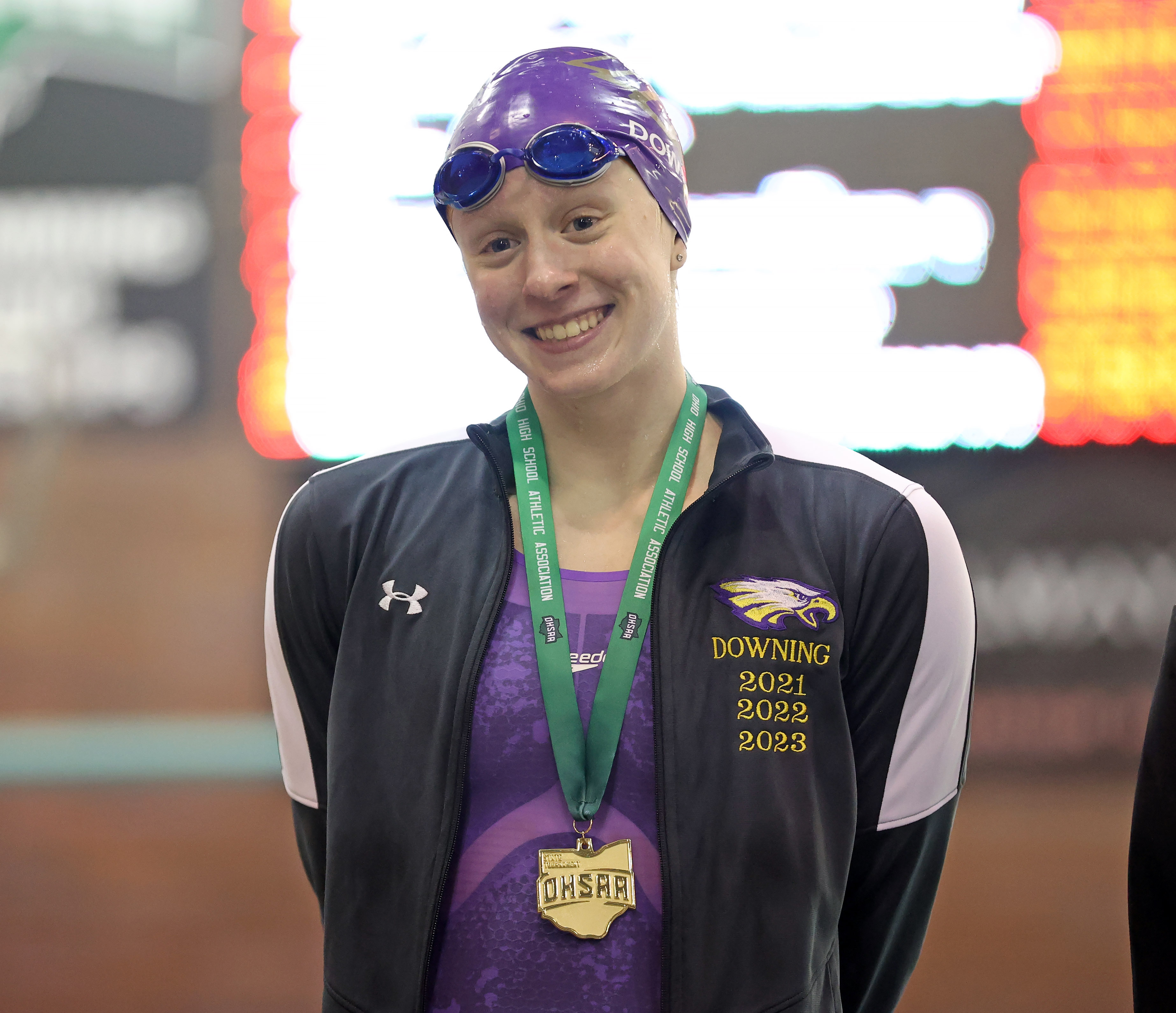 OHSAA division I state swimming championships, February 25, 2023 ...