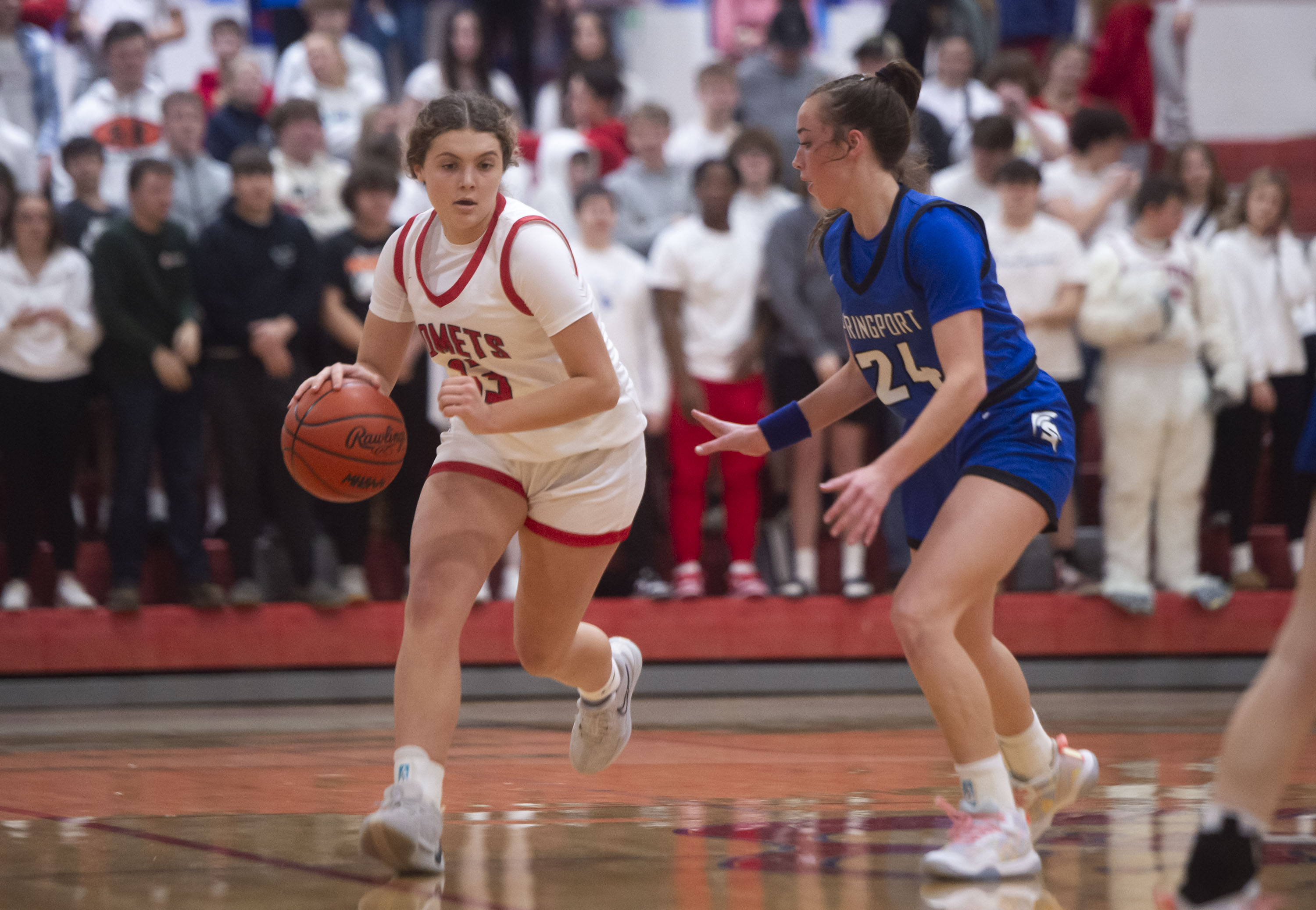 See photos as Springport's girls basketball defeats Hanover-Horton ...