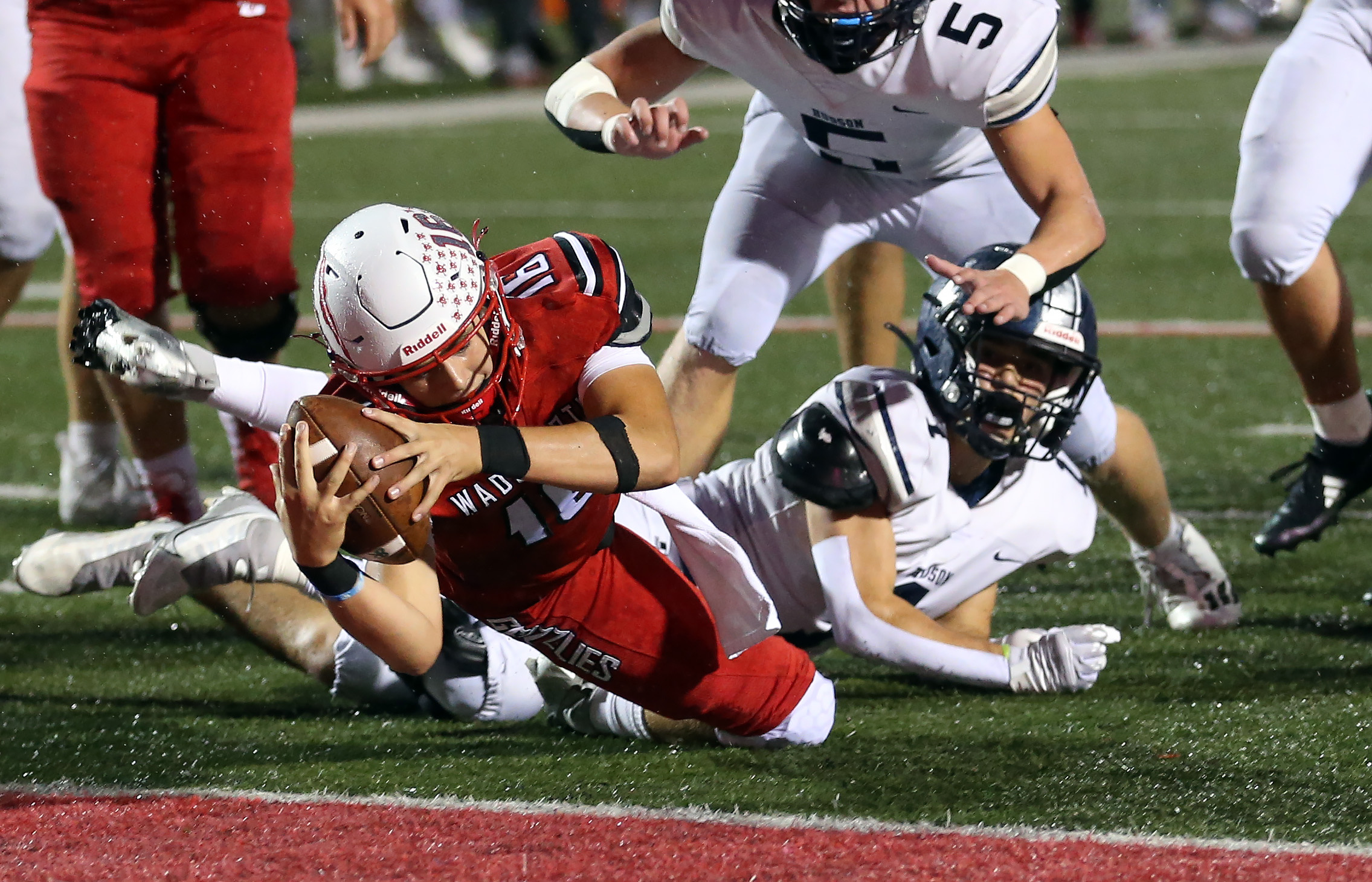 High school football; Hudson at Wadsworth, September 27, 2024 ...