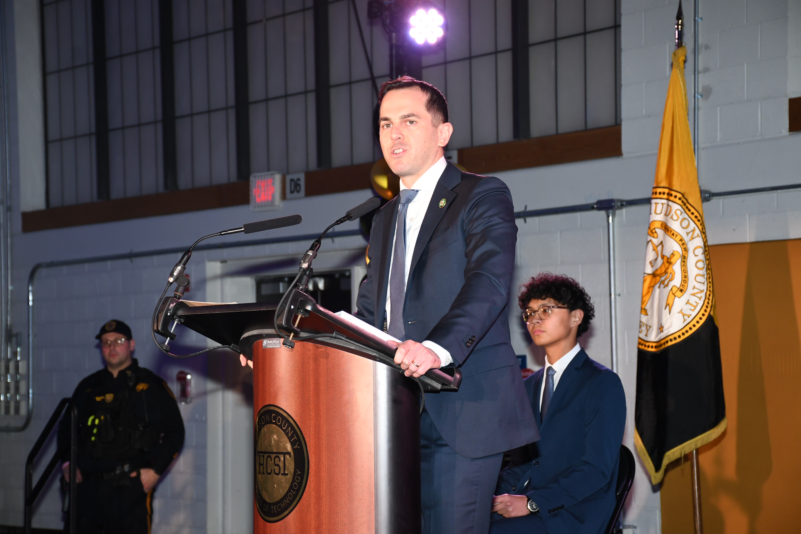 Craig Guy sworn in as Hudson County executive, Jan. 4, 2024 - nj.com