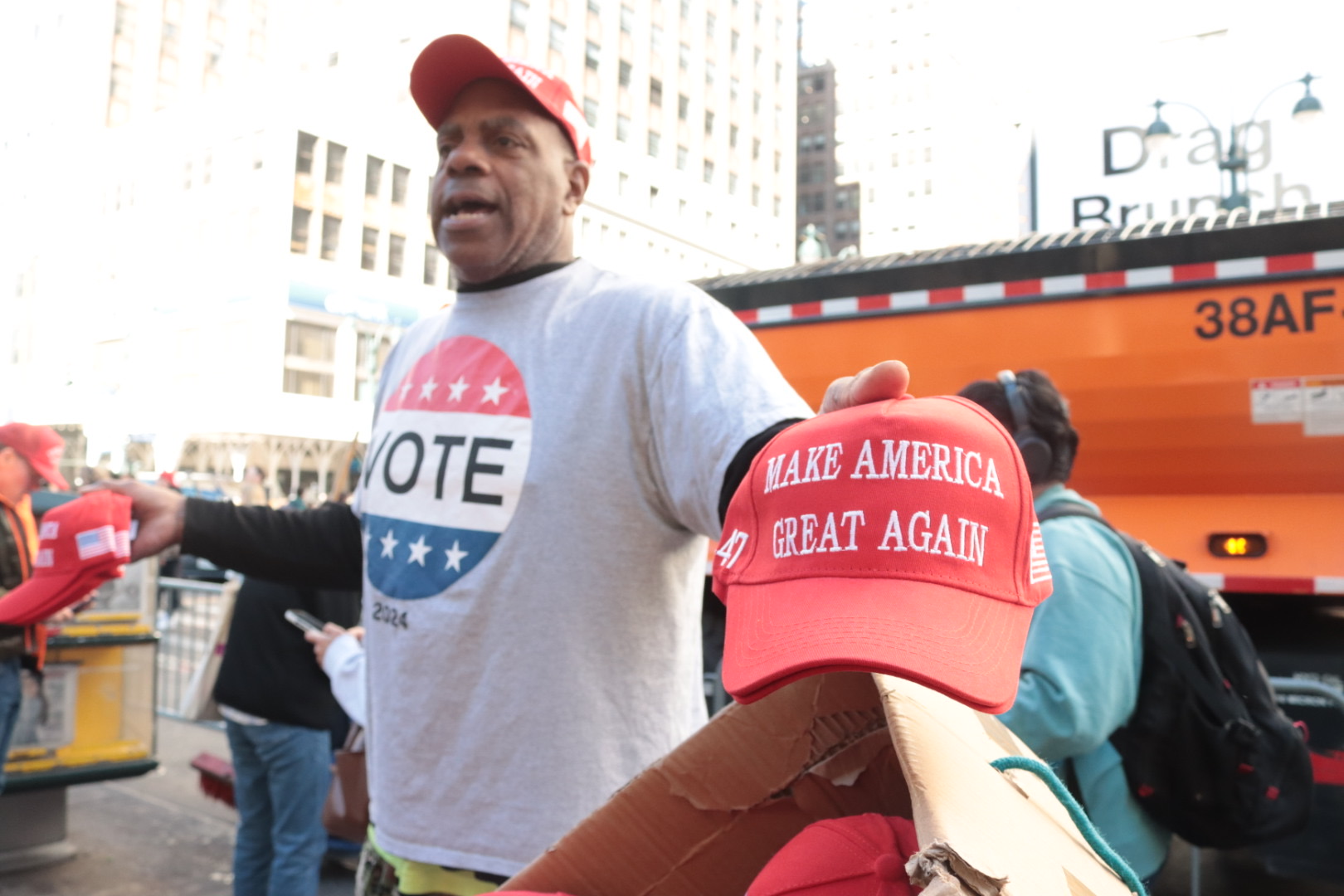 New Yorkers flock to Donald Trump's Madison Square Garden rally ...