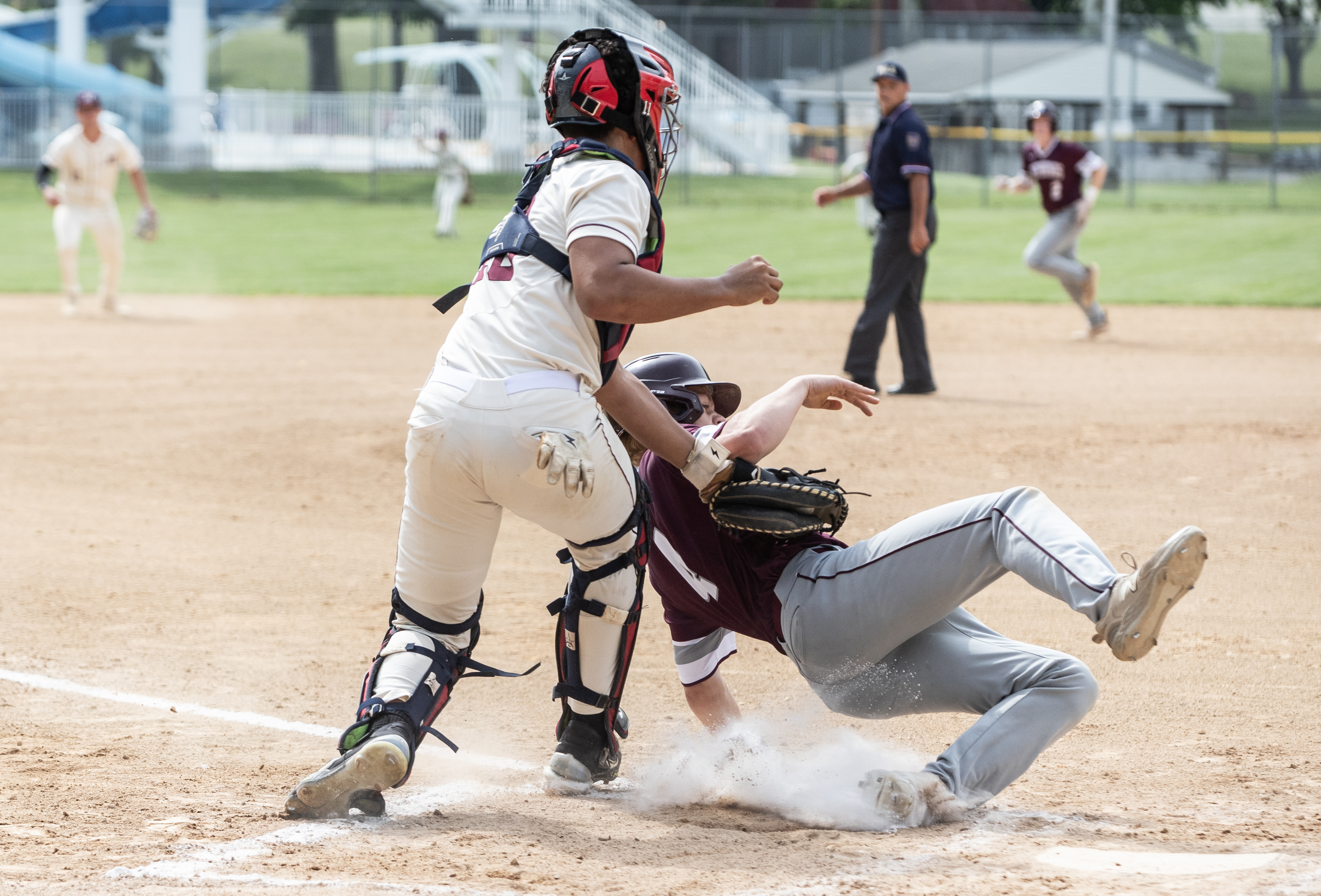 Shippensburg vs Mechanicsburg in the District 3 5A Baseball semifinal ...