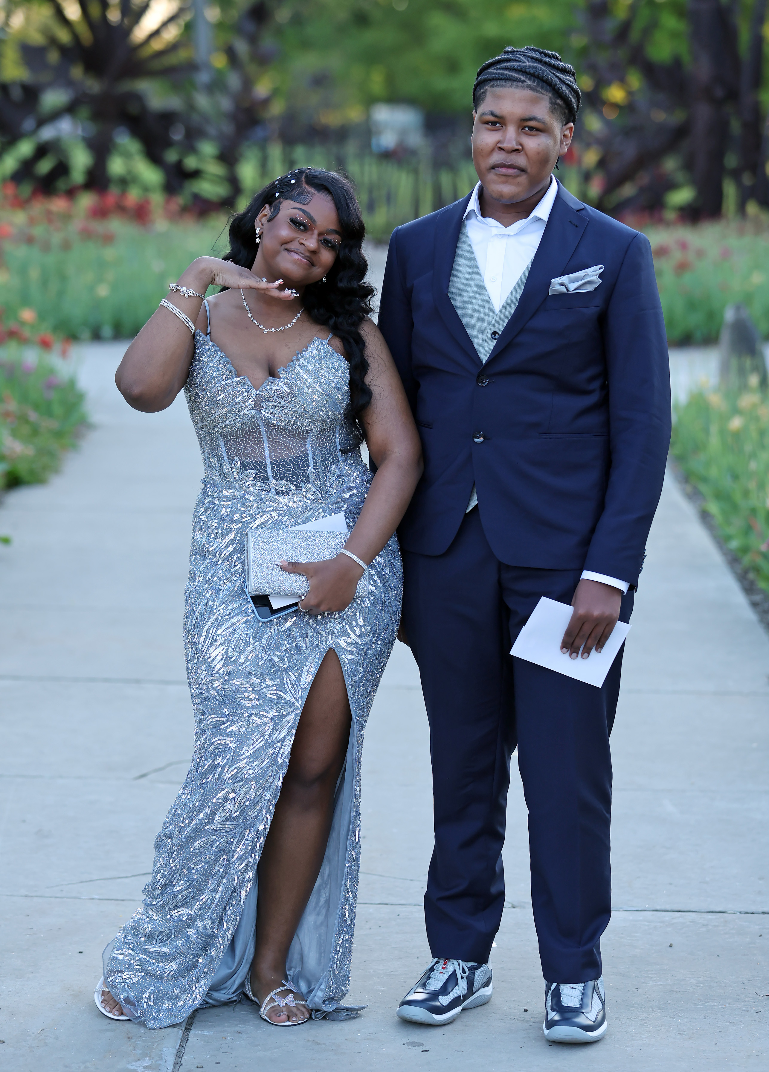 Euclid high school prom at the Cleveland Botanical Gardens, May 9, 2025 ...