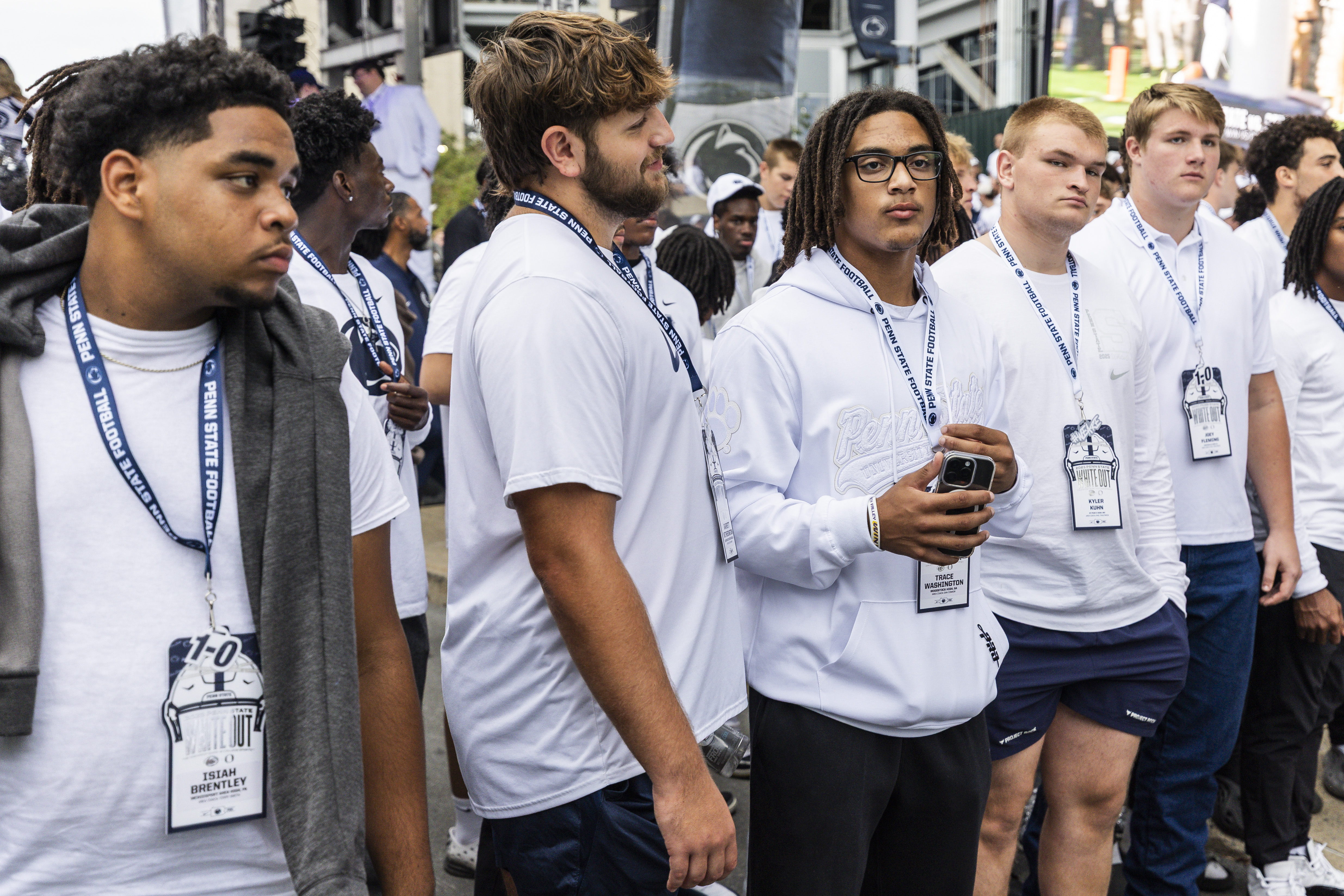 Penn State recruits visit for the Oregon White Out game - pennlive.com