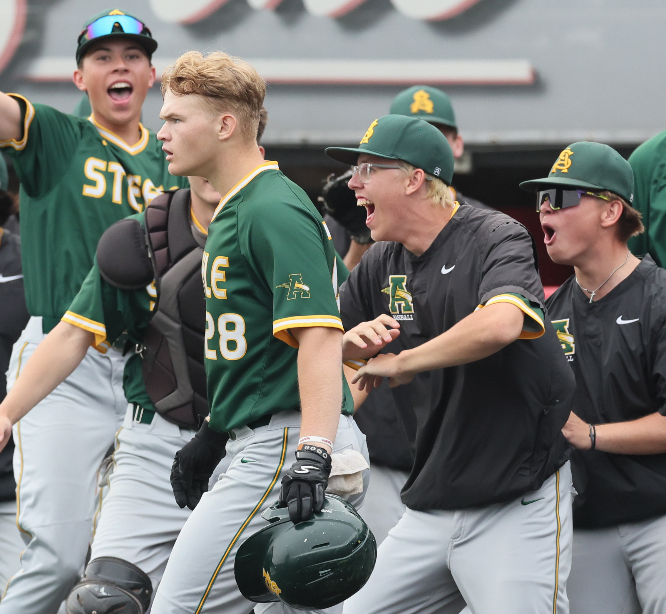Marion Steele vs. New Albany in division II baseball semifinal in ...