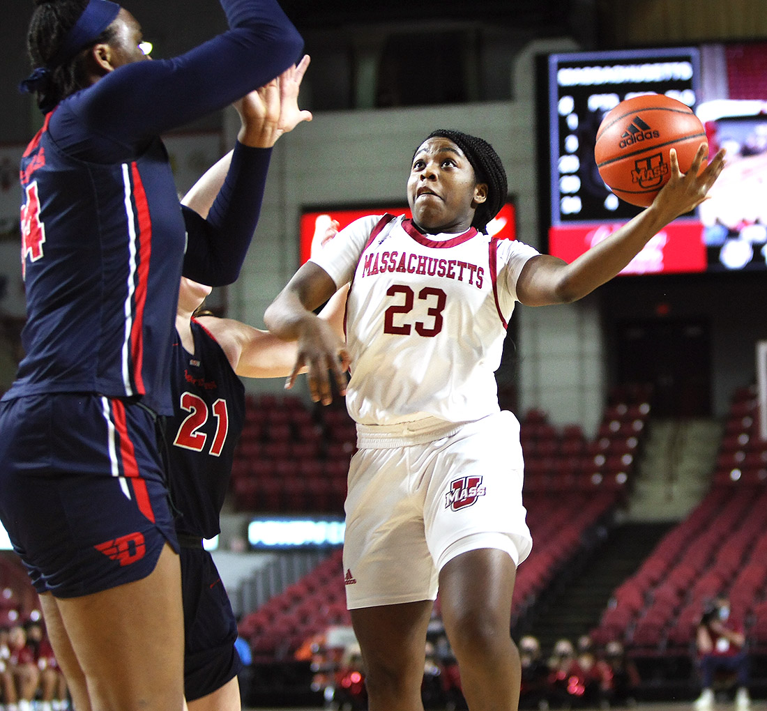 UMass Women's Basketball vs Dayton 1/19/22 - masslive.com