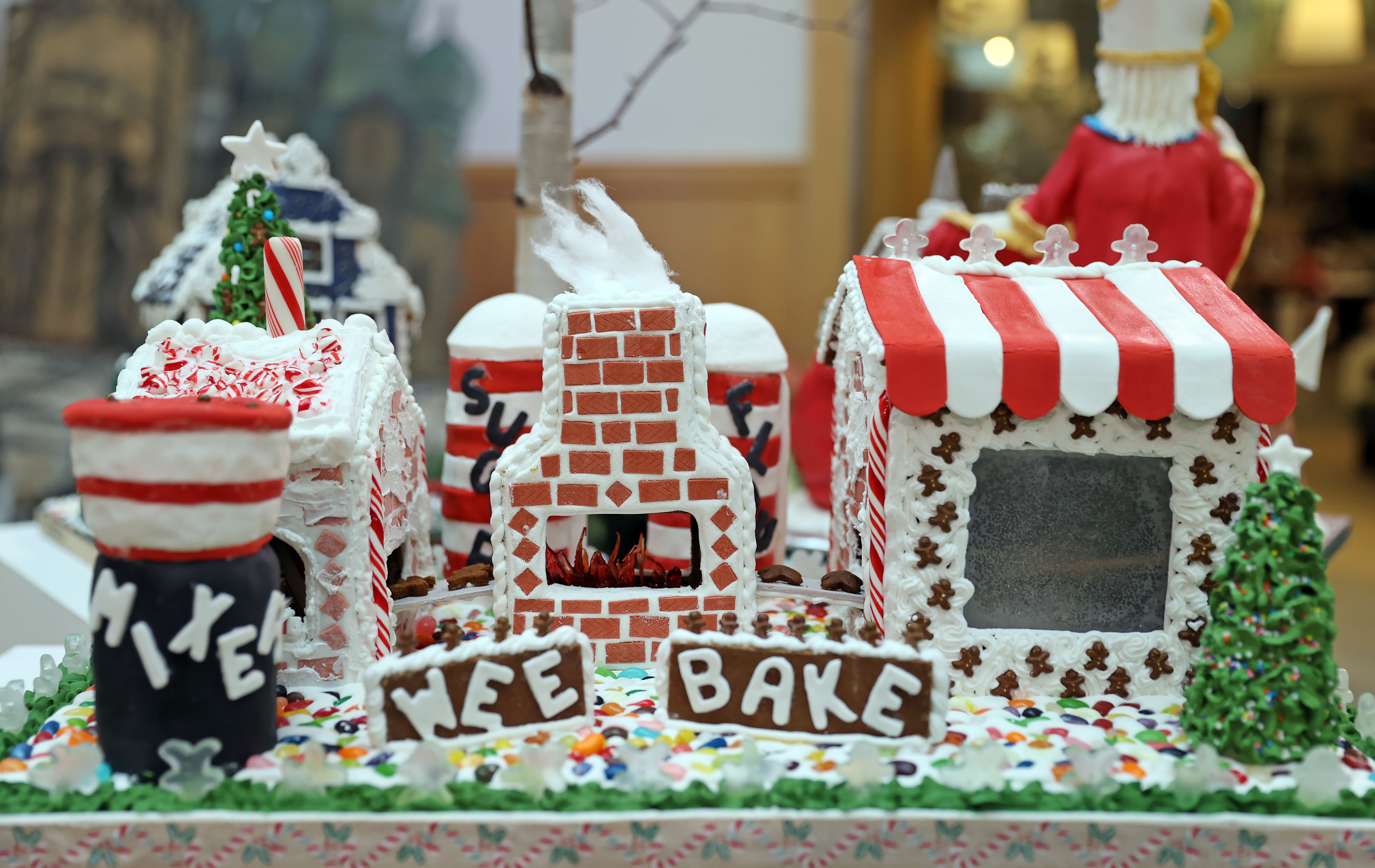 Gingerbread displays at Cleveland Botanical Garden, November 17, 2022 ...