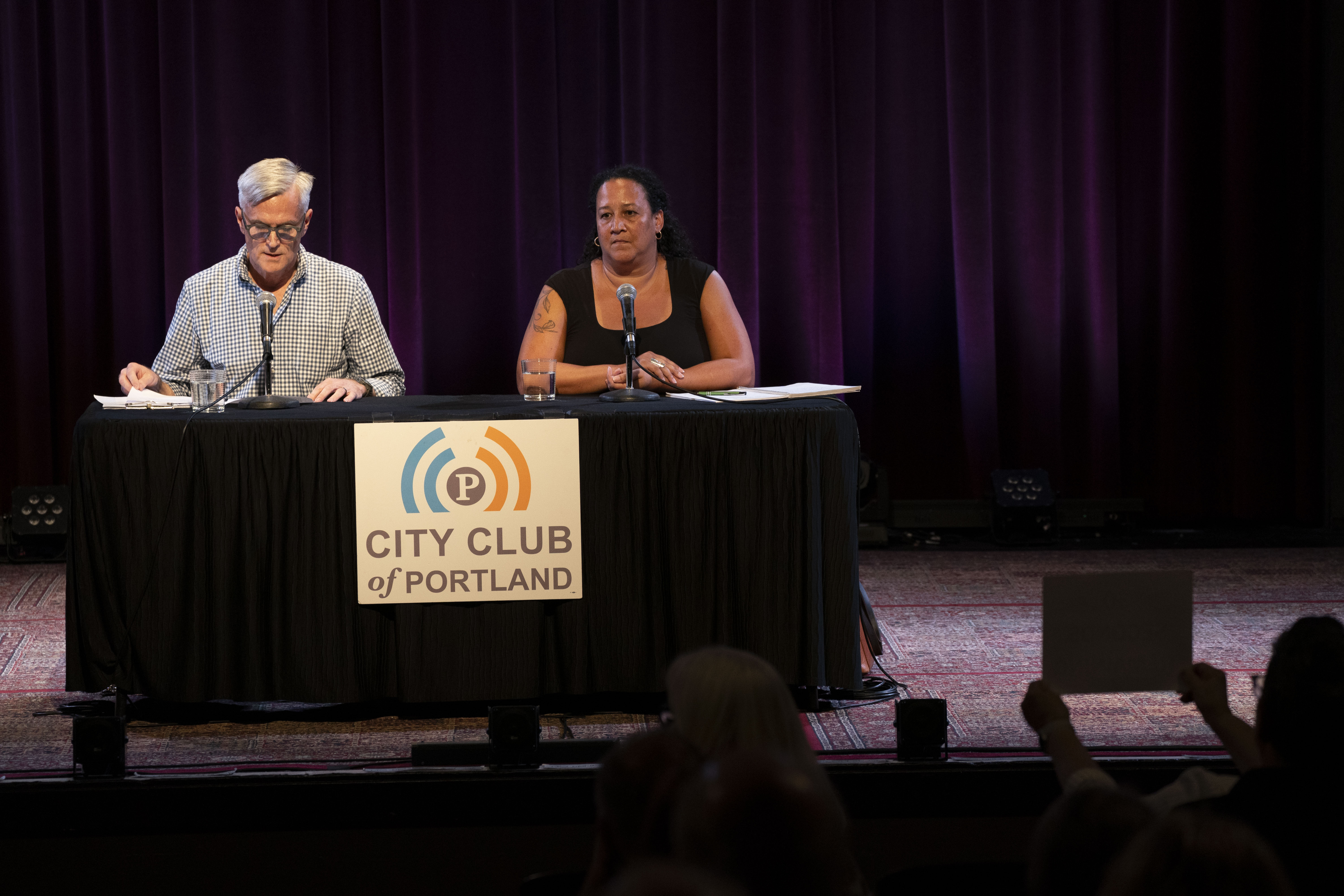 Shannon Singleton and Sam Adams debate at Portland City Club forum ...