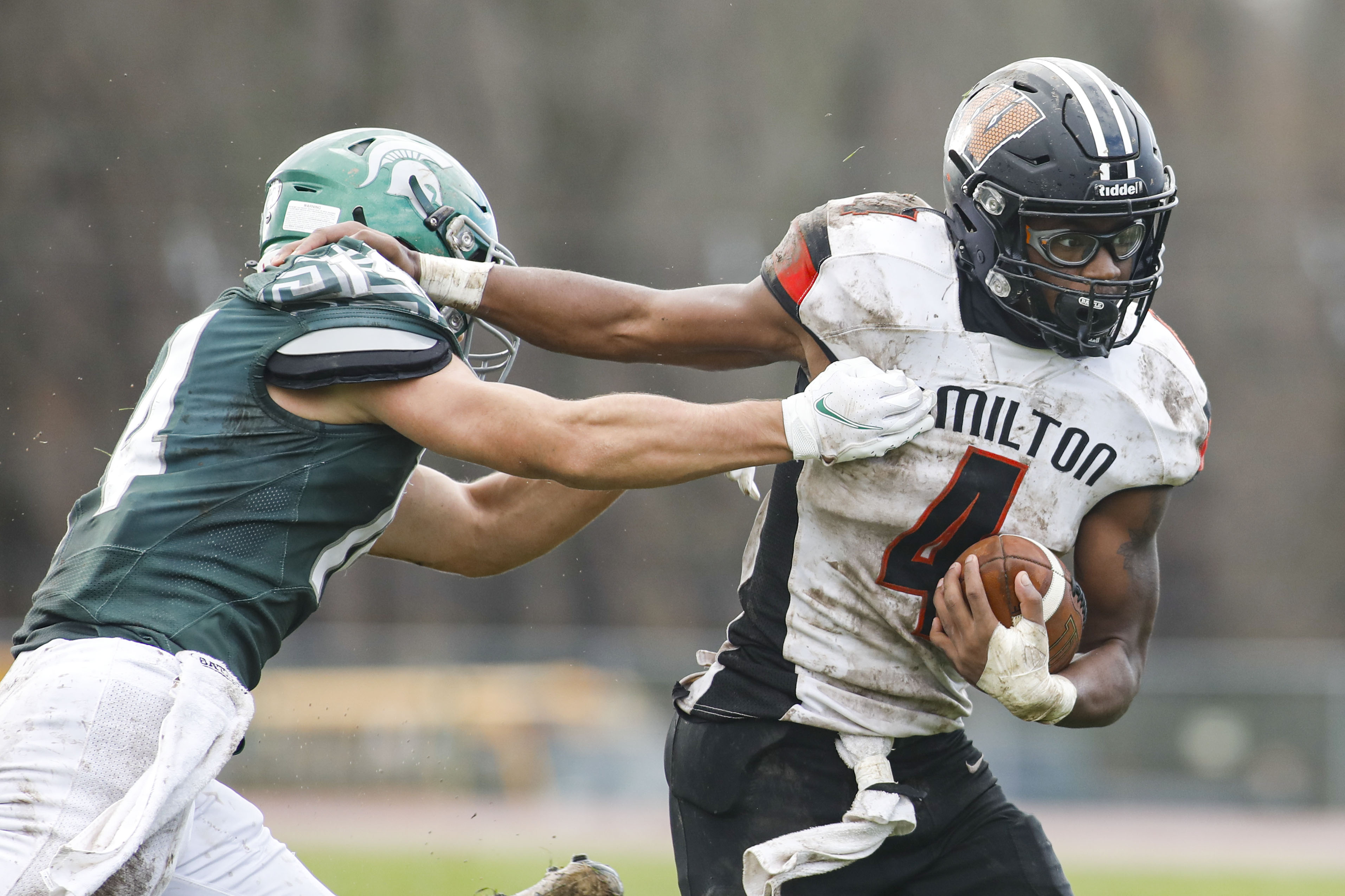 Steinert vs. Hamilton West in Thanksgiving Day football on November 26 ...