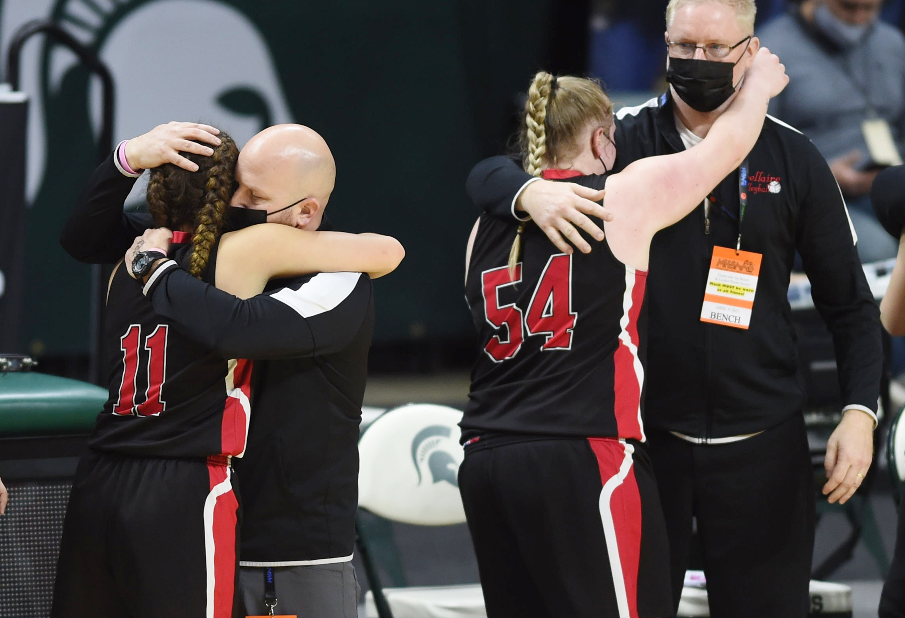 MHSAA Division 4 girls basketball championship: Fowler vs. Bellaire ...
