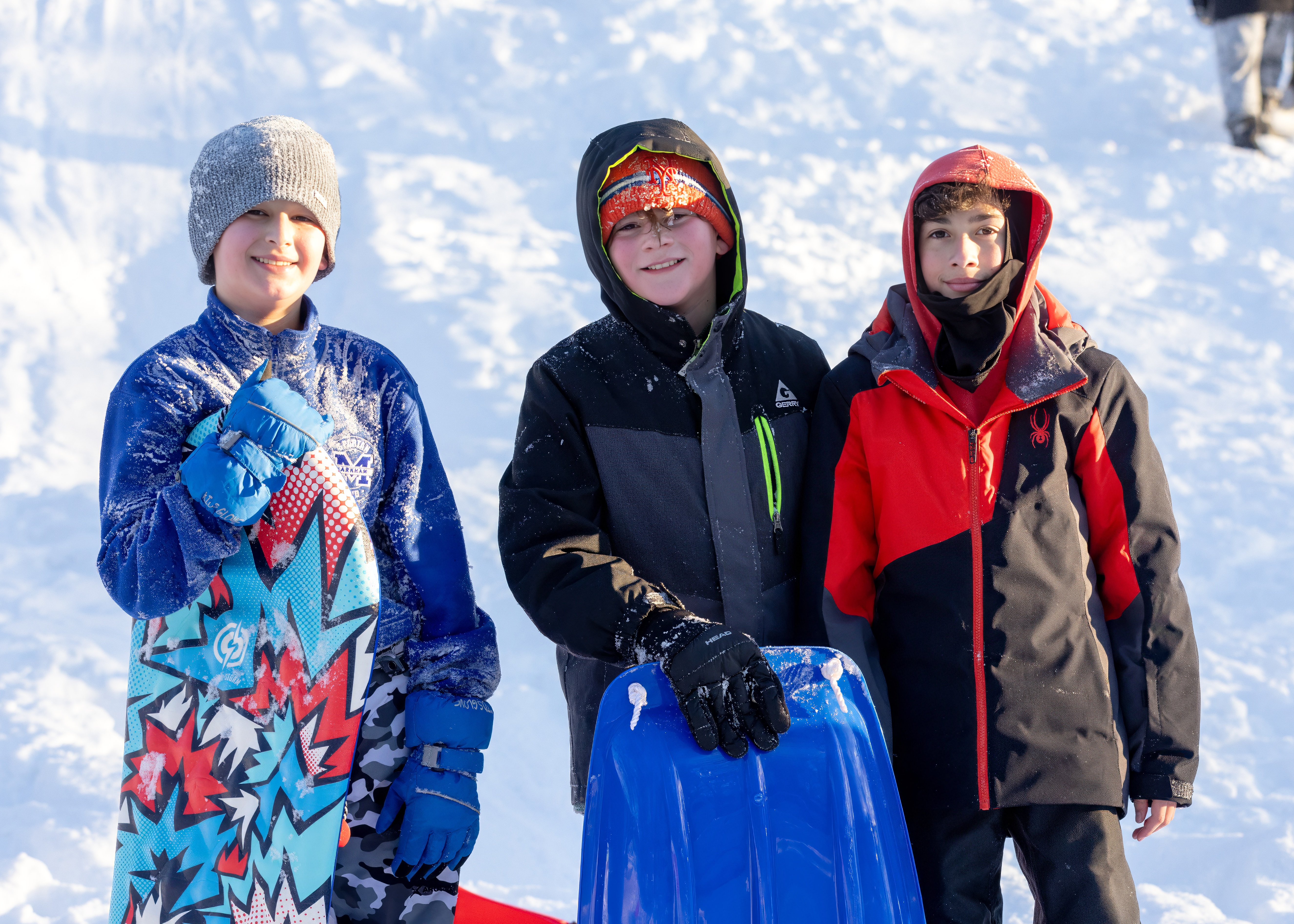 Children enjoy their snow day at Clove Lakes Park - silive.com