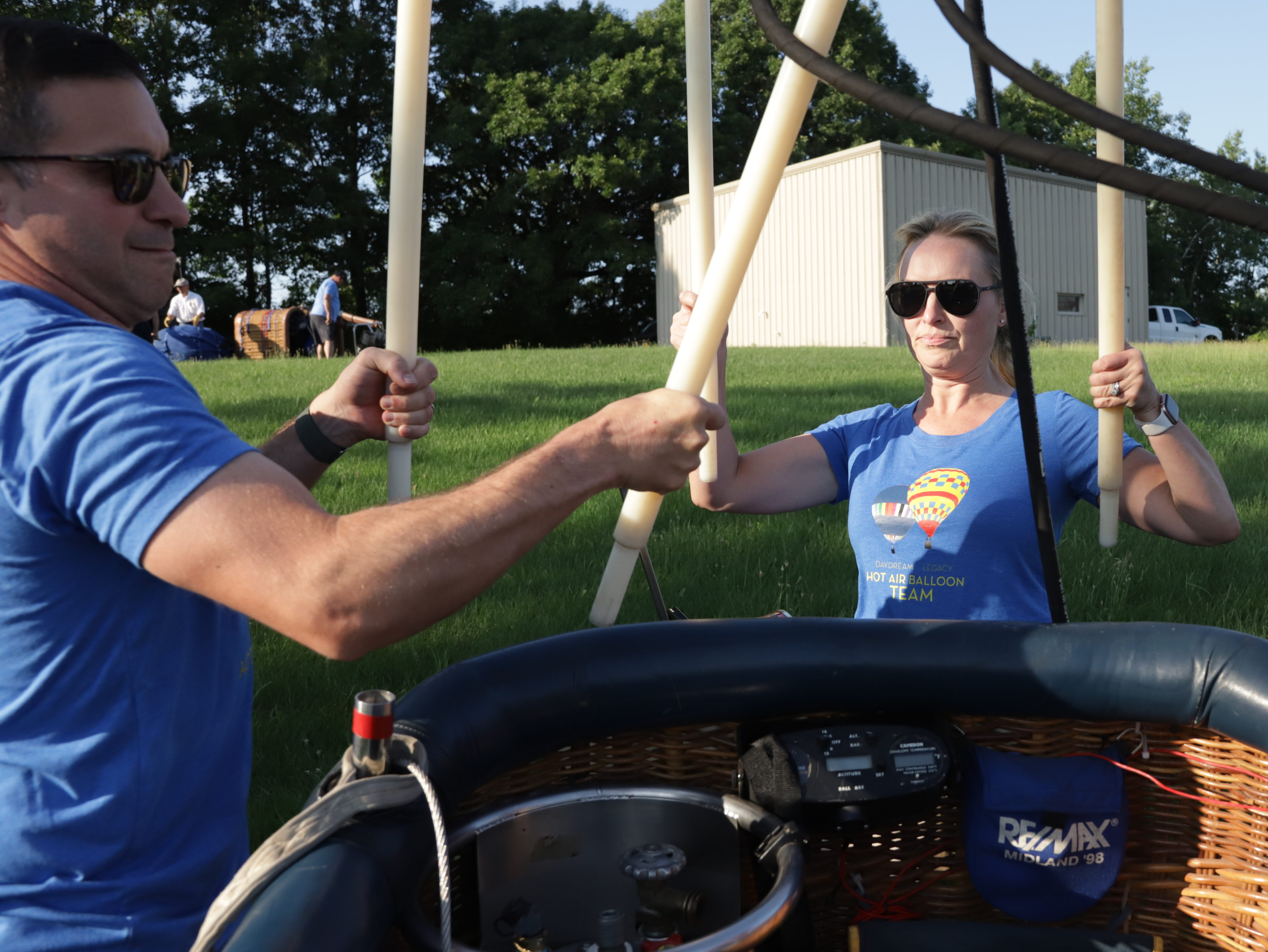 Hot air balloon pilot Dawn McKenzie - mlive.com