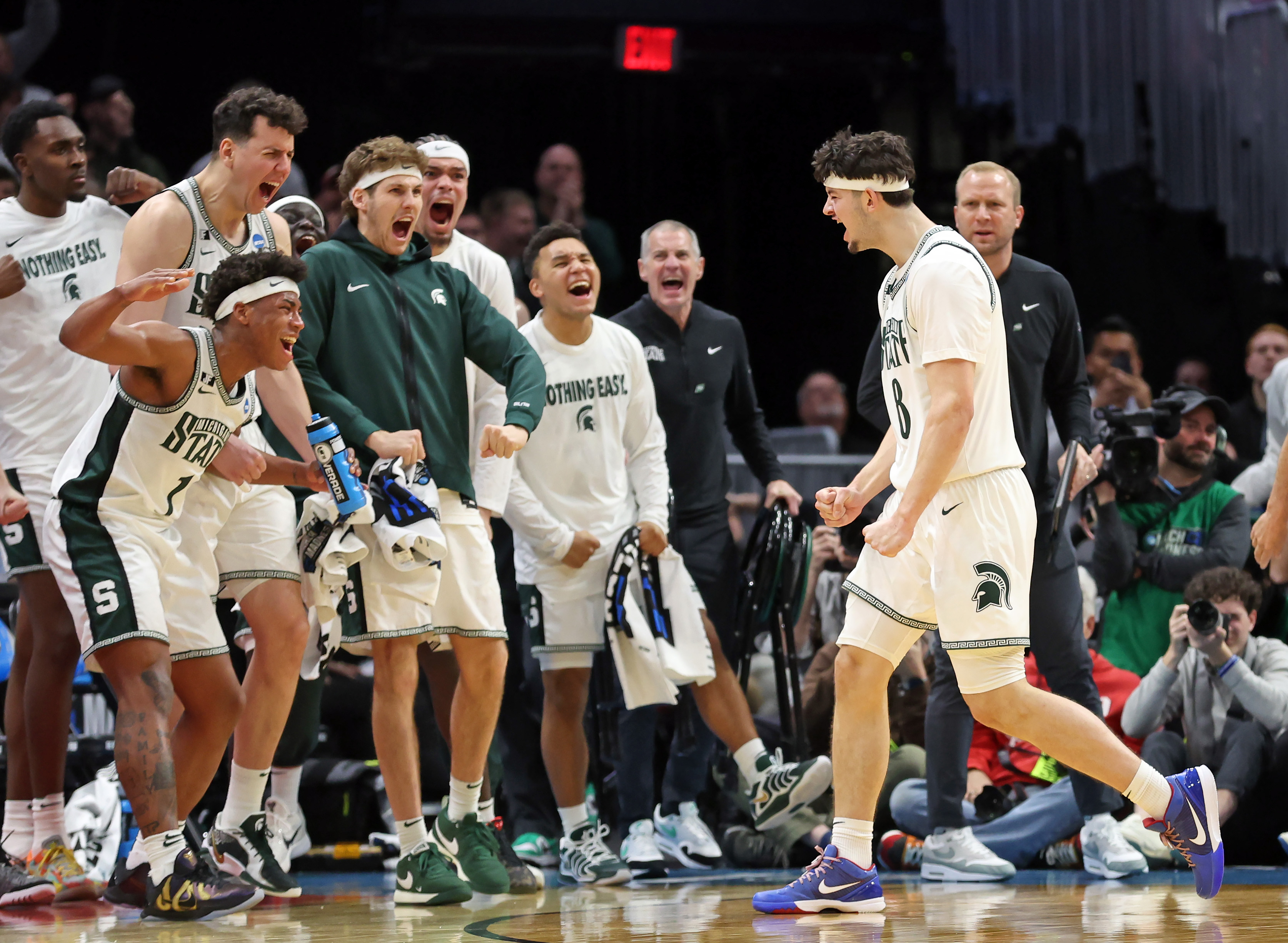 Michigan State Spartans vs. New Mexico Lobos, second round NCAA ...