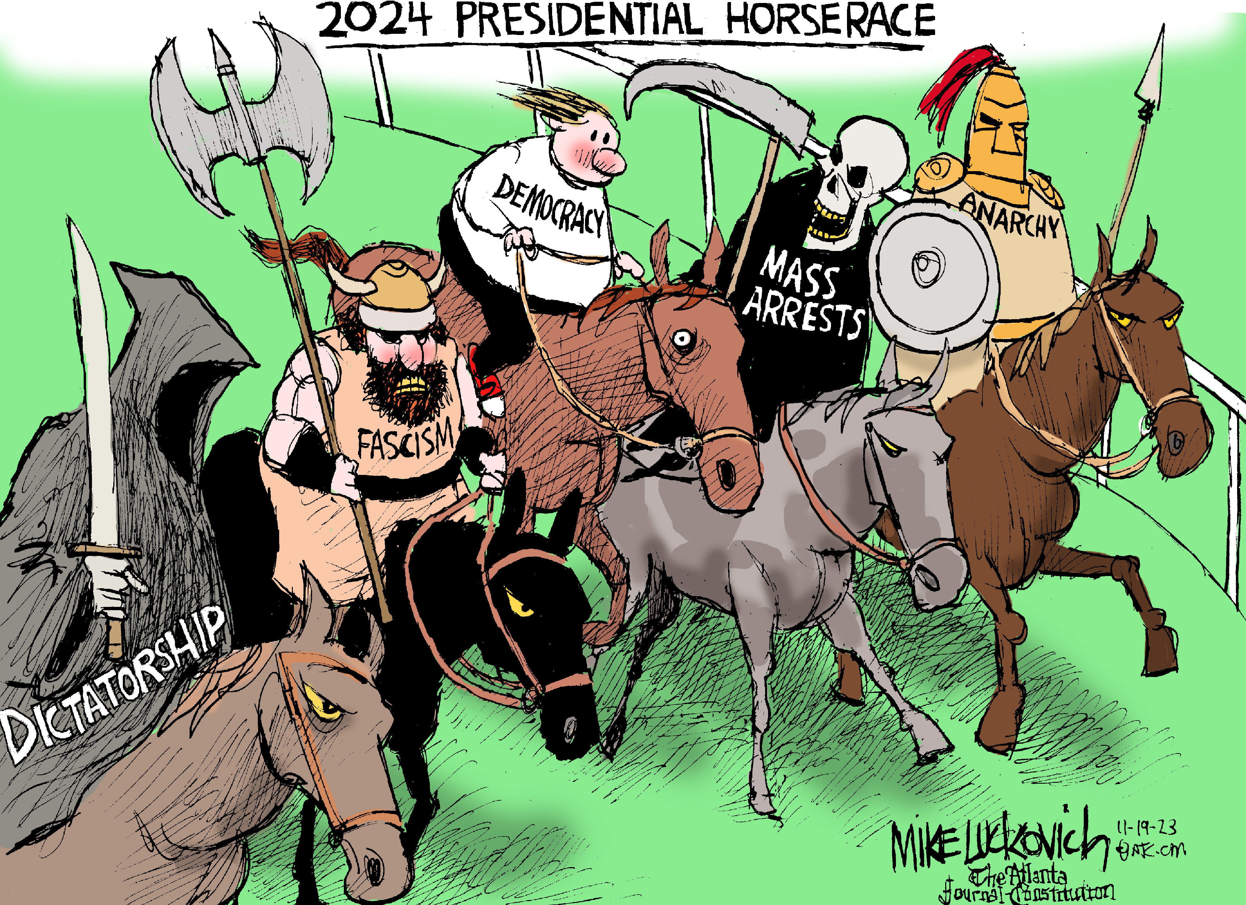 Editorial cartoons for Nov. 19, 2023 - oregonlive.com