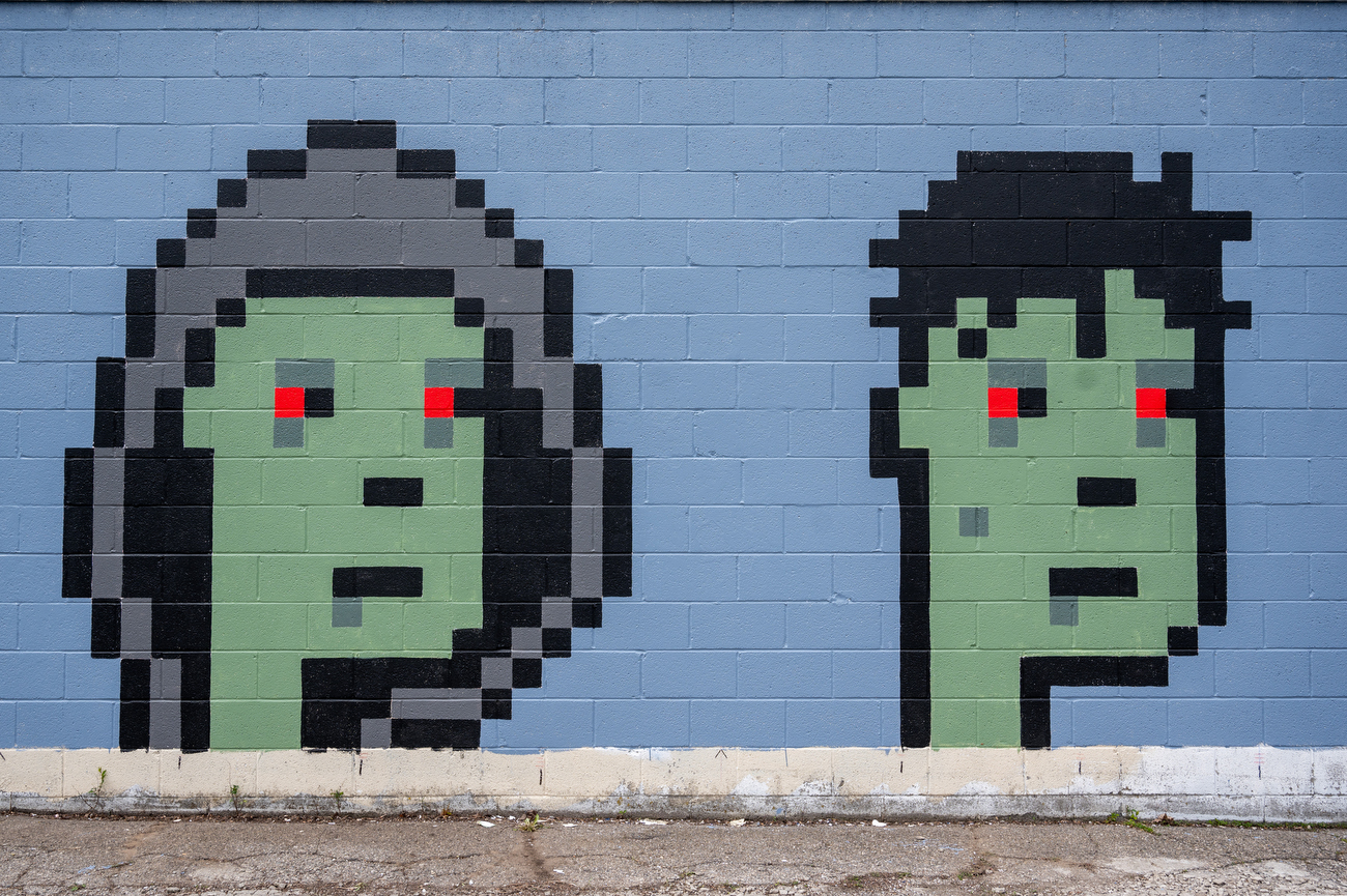 Owner of venue near Big House paints NFT-based mural - mlive.com