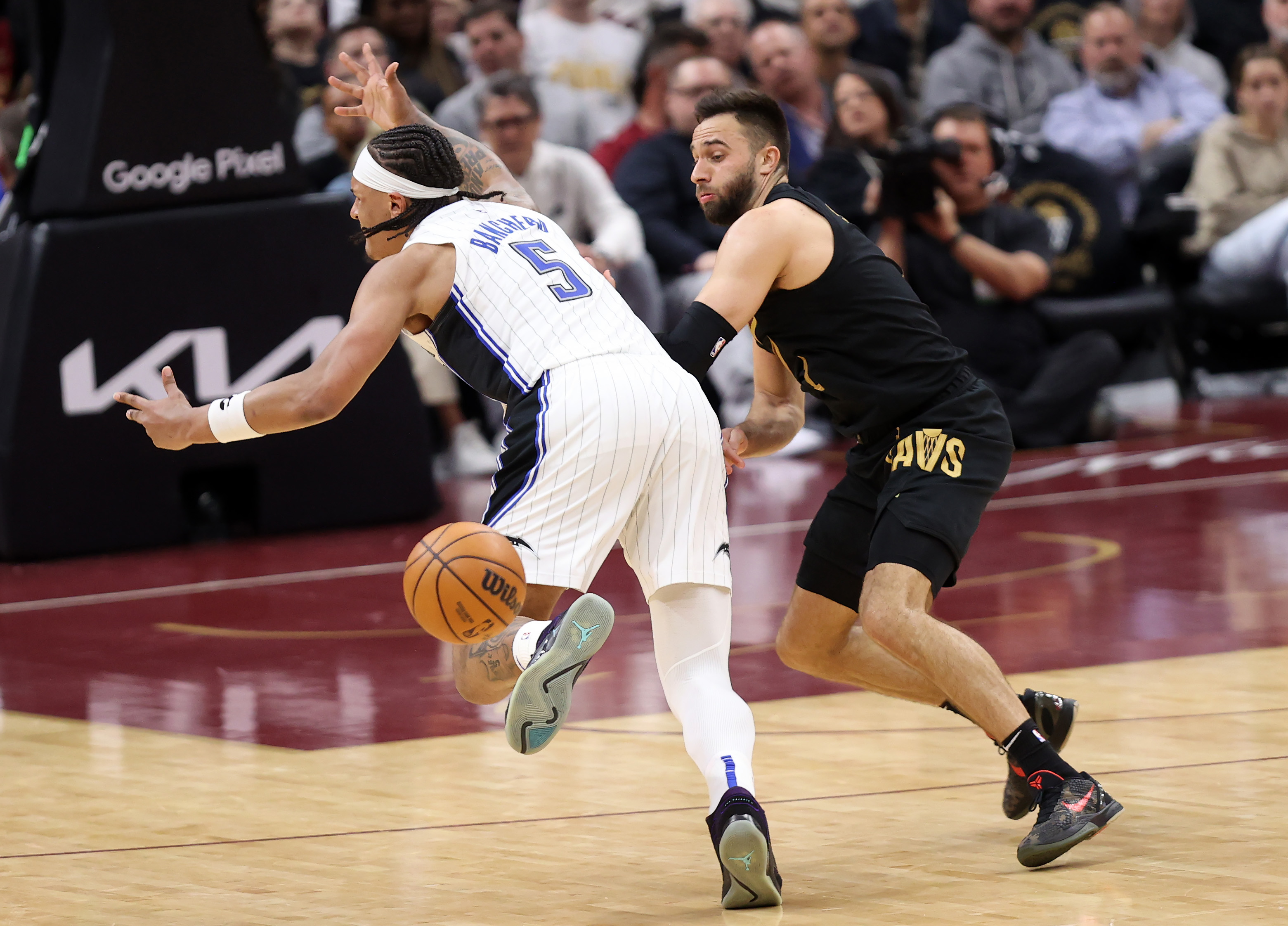 Cleveland Cavaliers vs. Orlando Magic, NBA playoffs round 1, game 5 ...