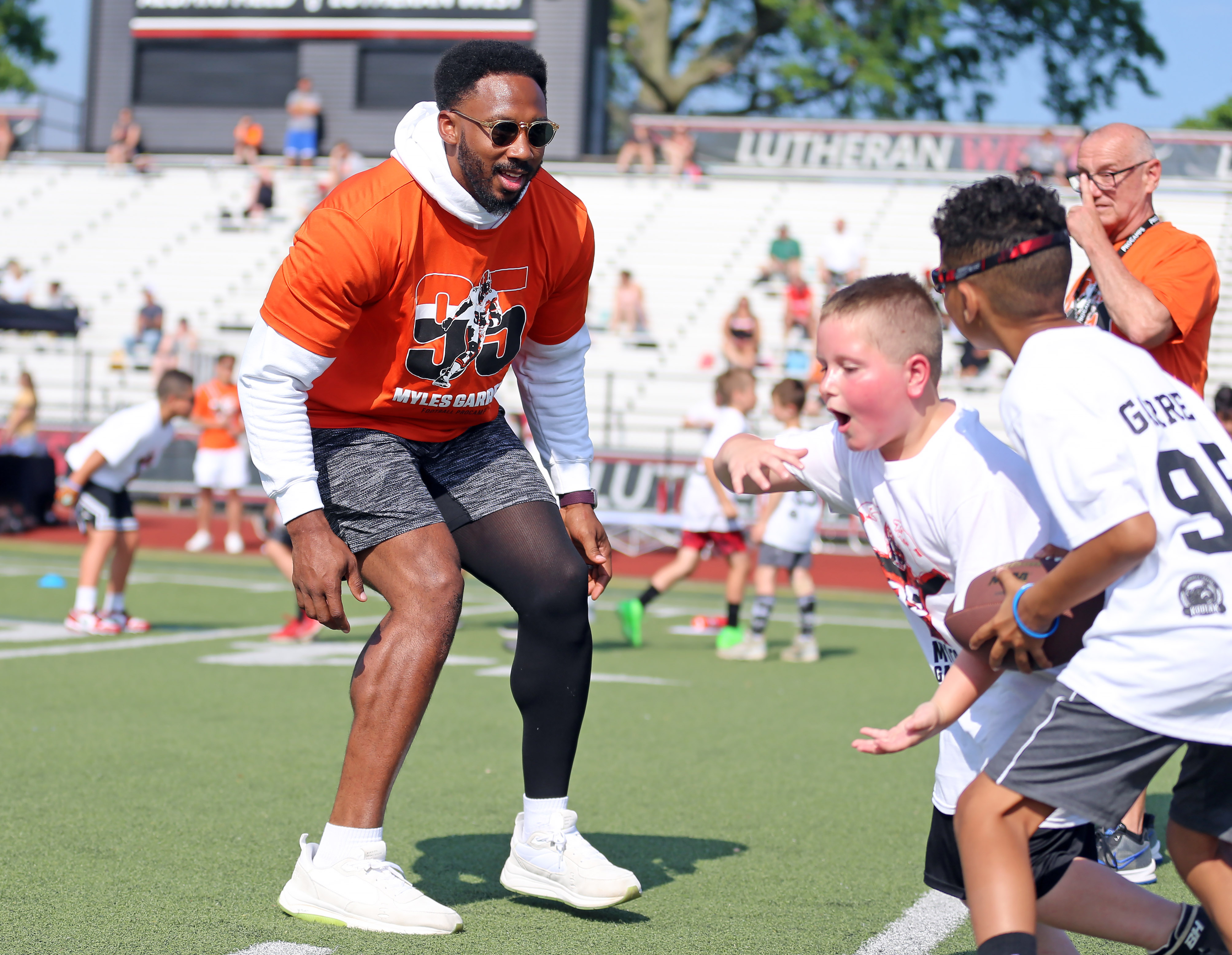 Myles Garrett Youth Football ProCamp, June 14, 2024 - cleveland.com