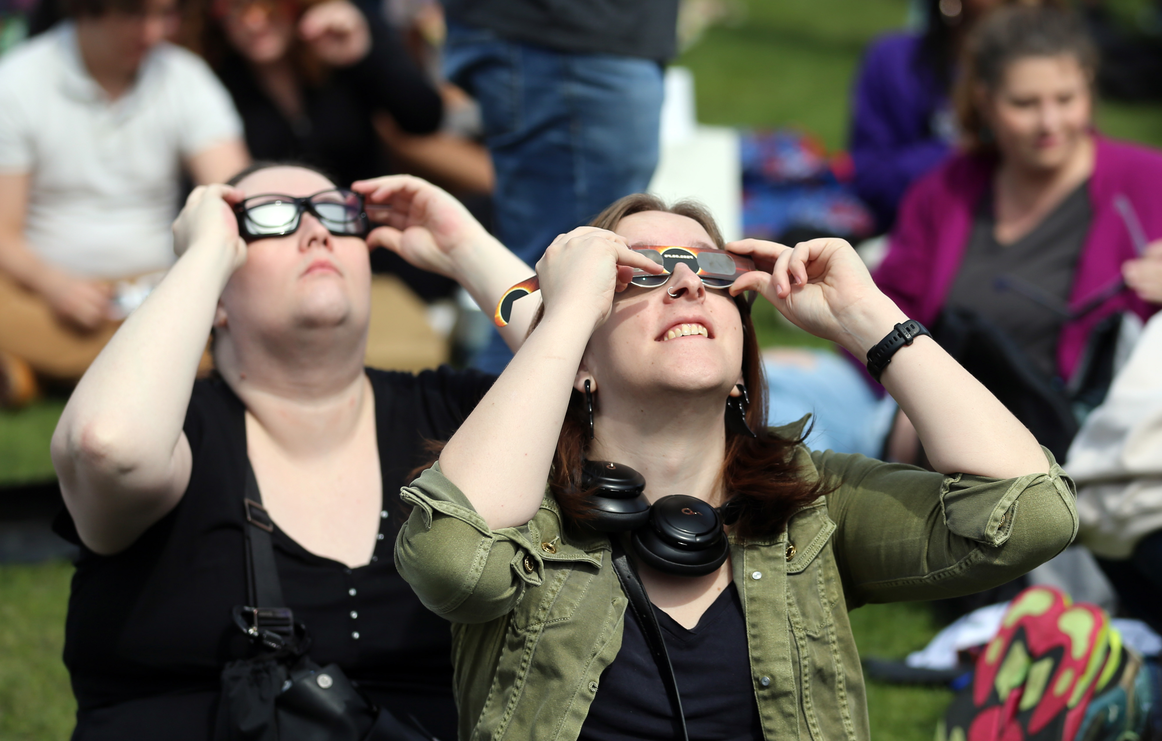 Cleveland total solar eclipse at Great Lakes Science Center, April 8 ...