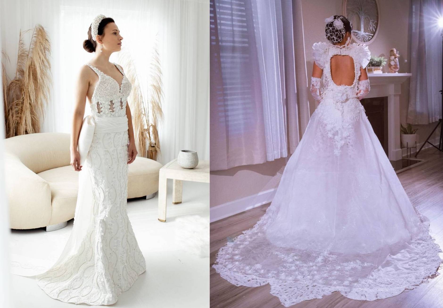 These wedding dress contest finalists are on a roll with unique creations
