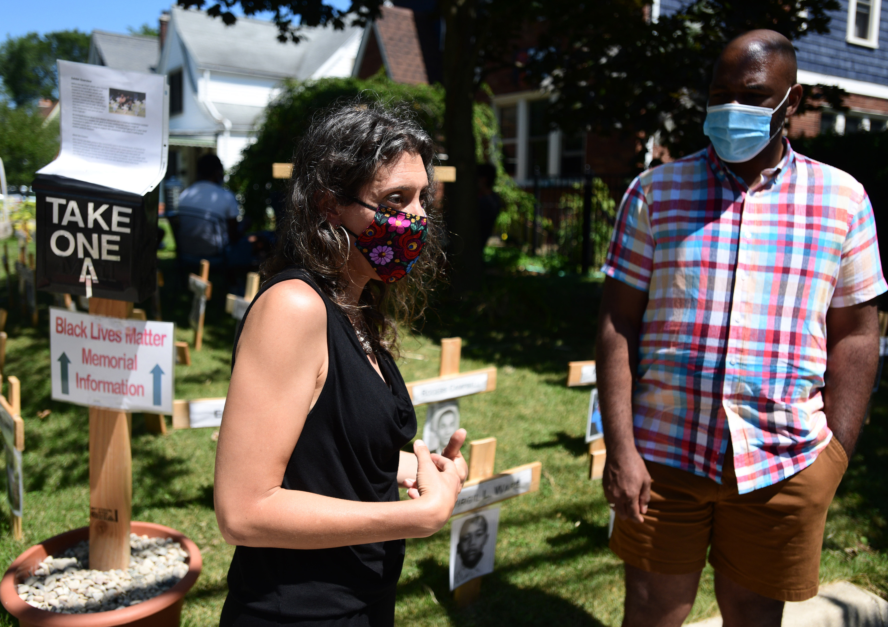 Black Lives Matter Memorial set up in Ann Arbor - mlive.com