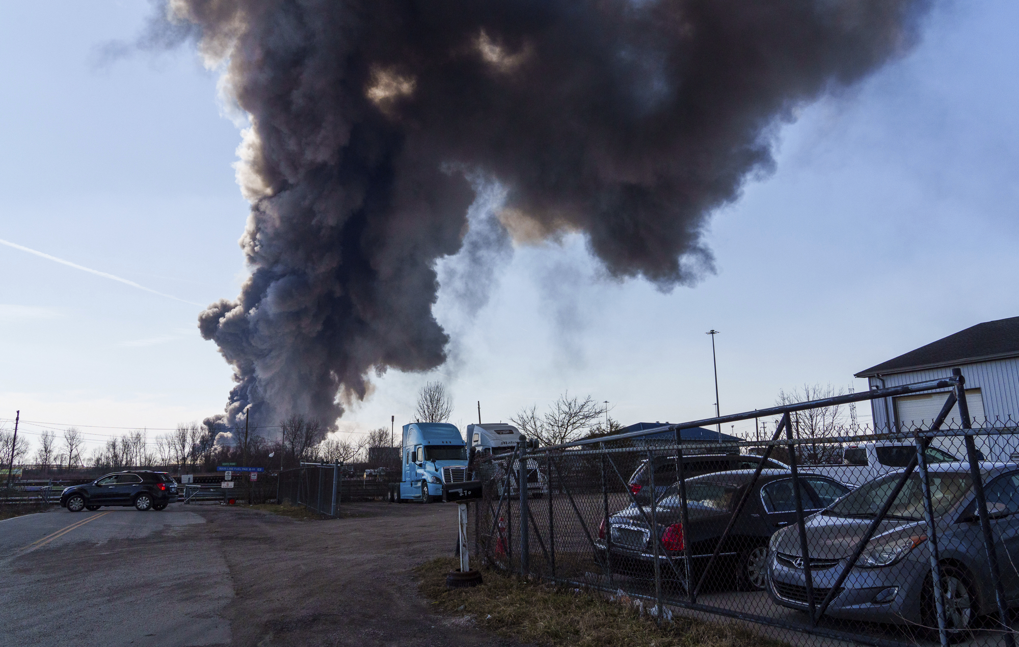 Fire at Walmart Distribution Center in Indiana - pennlive.com