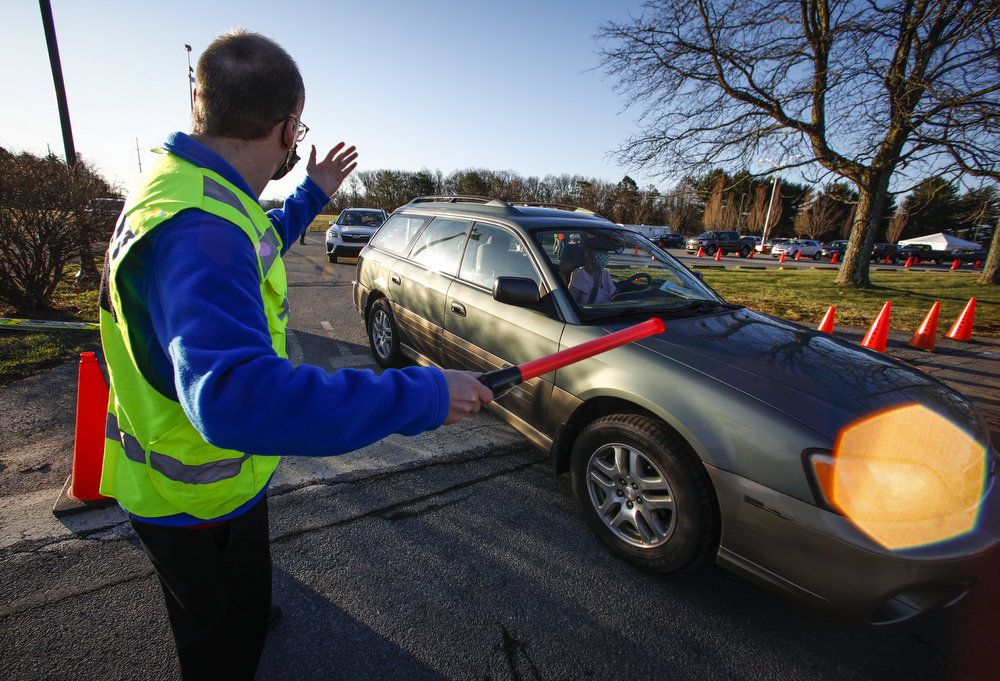 LVHN’s First COVID-19 mass vaccination drive-through clinic in ...