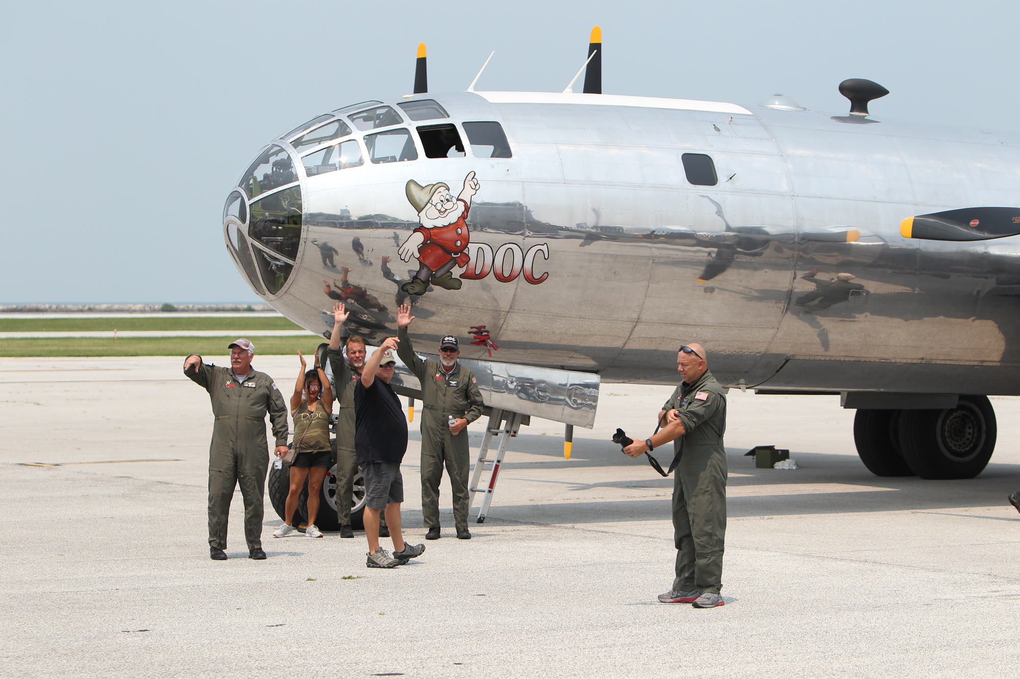 B-29 Doc Superfortress lands in Cleveland for three day visit ...