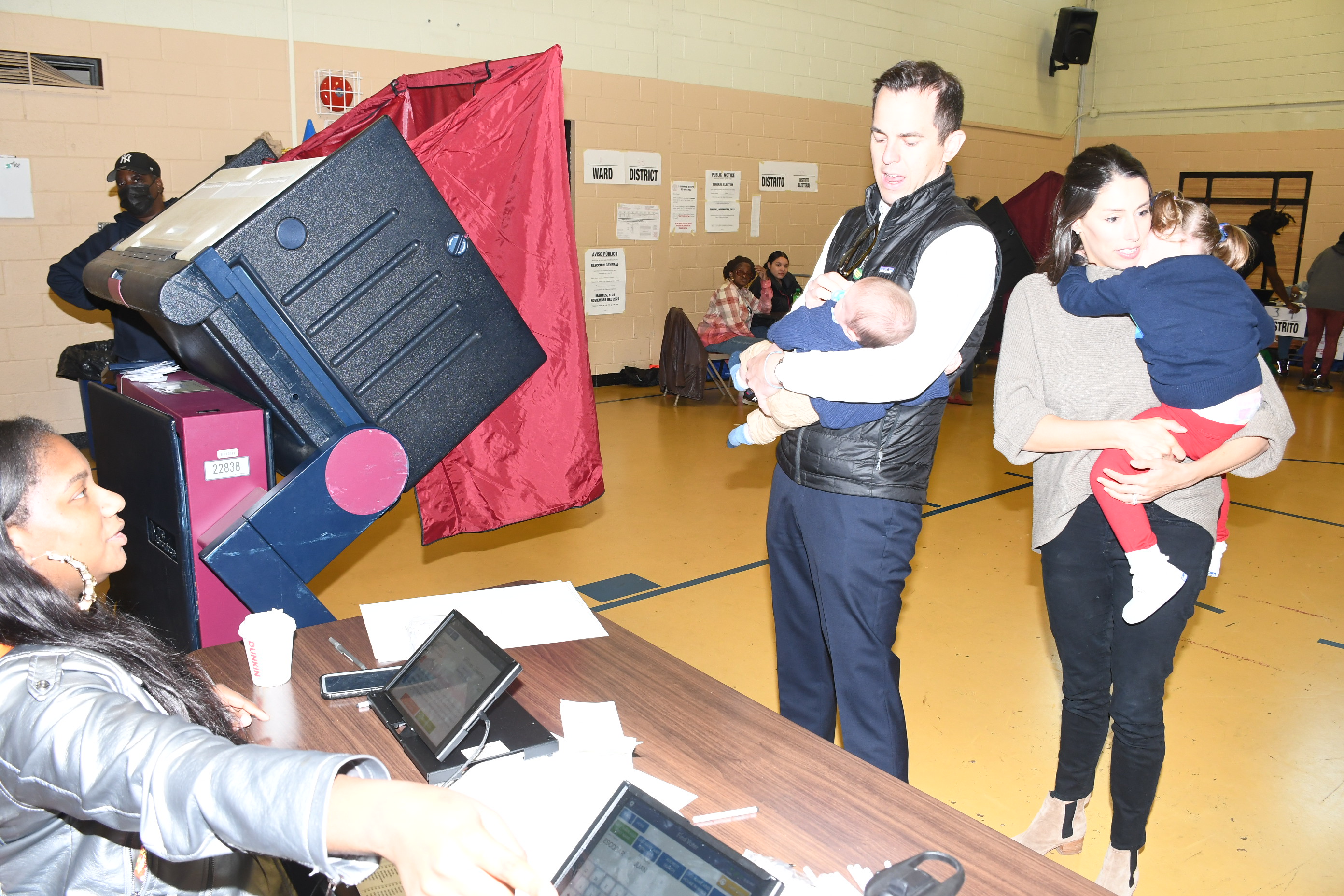 Rob Menendez Jr. votes on Election Day, Nov. 8, 2022 - nj.com