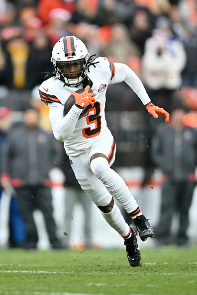 Cleveland Browns receiver Jeudy vs. the Kansas City Chiefs, December 15 ...