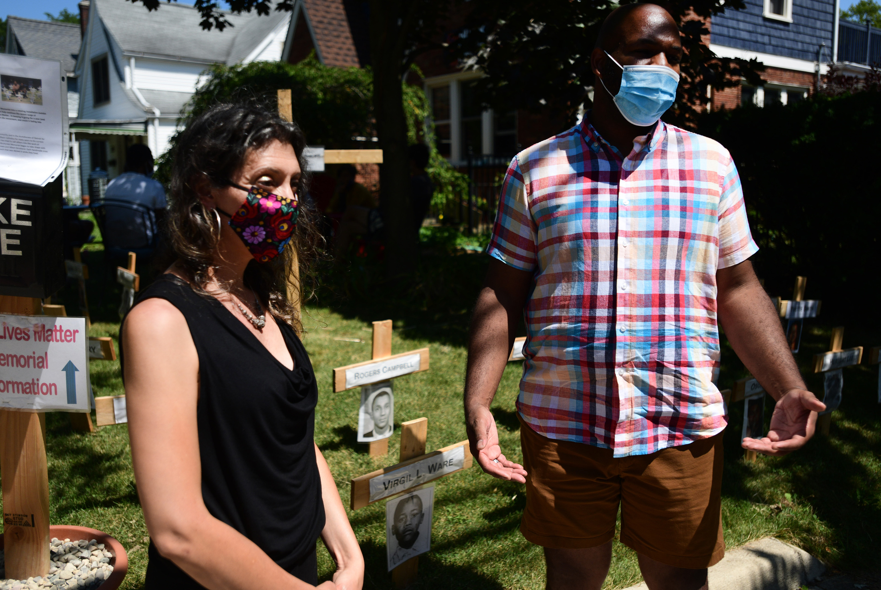 Black Lives Matter Memorial set up in Ann Arbor - mlive.com