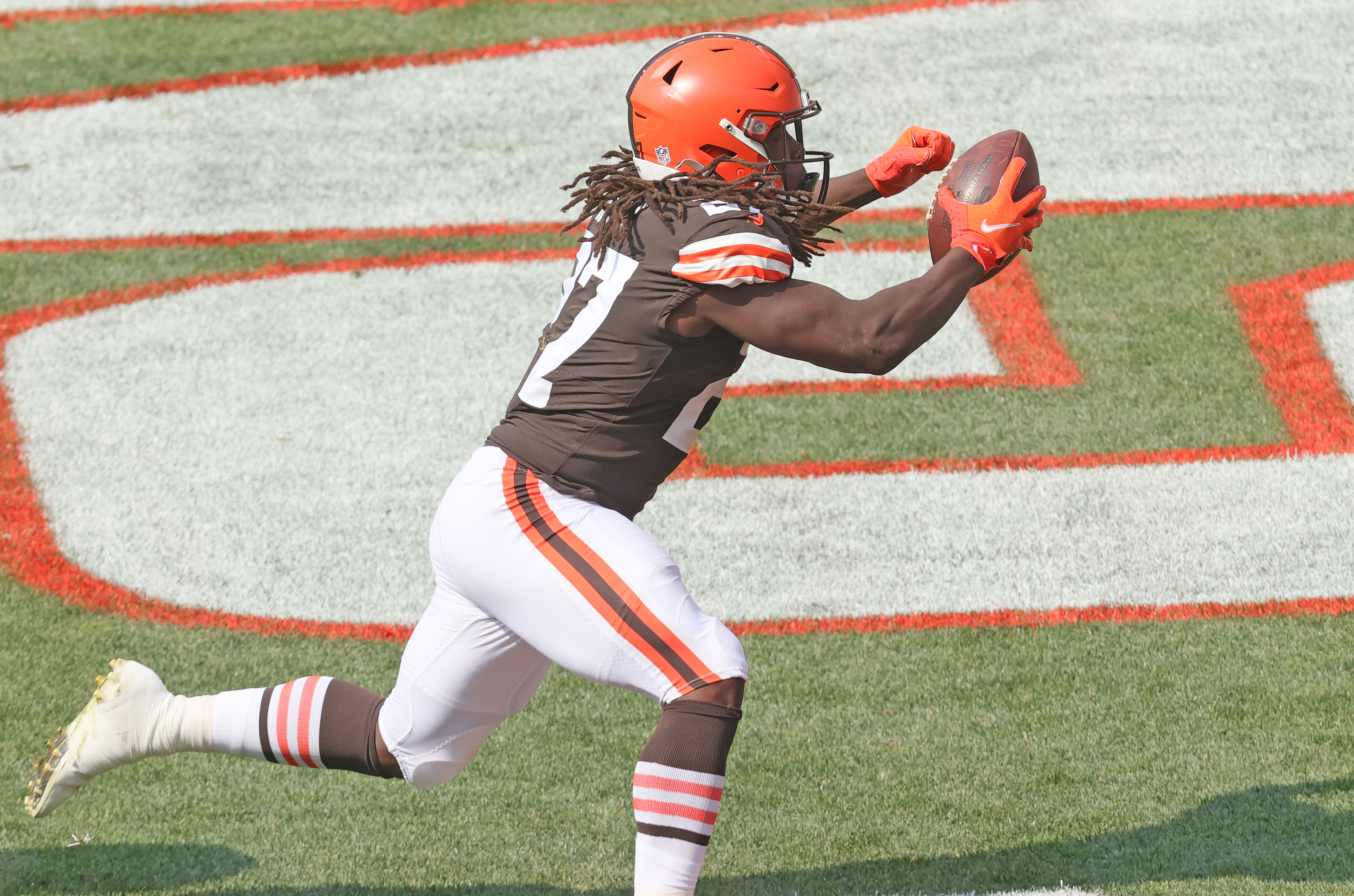 Cleveland Browns running backs vs. Washington Football Team, September ...