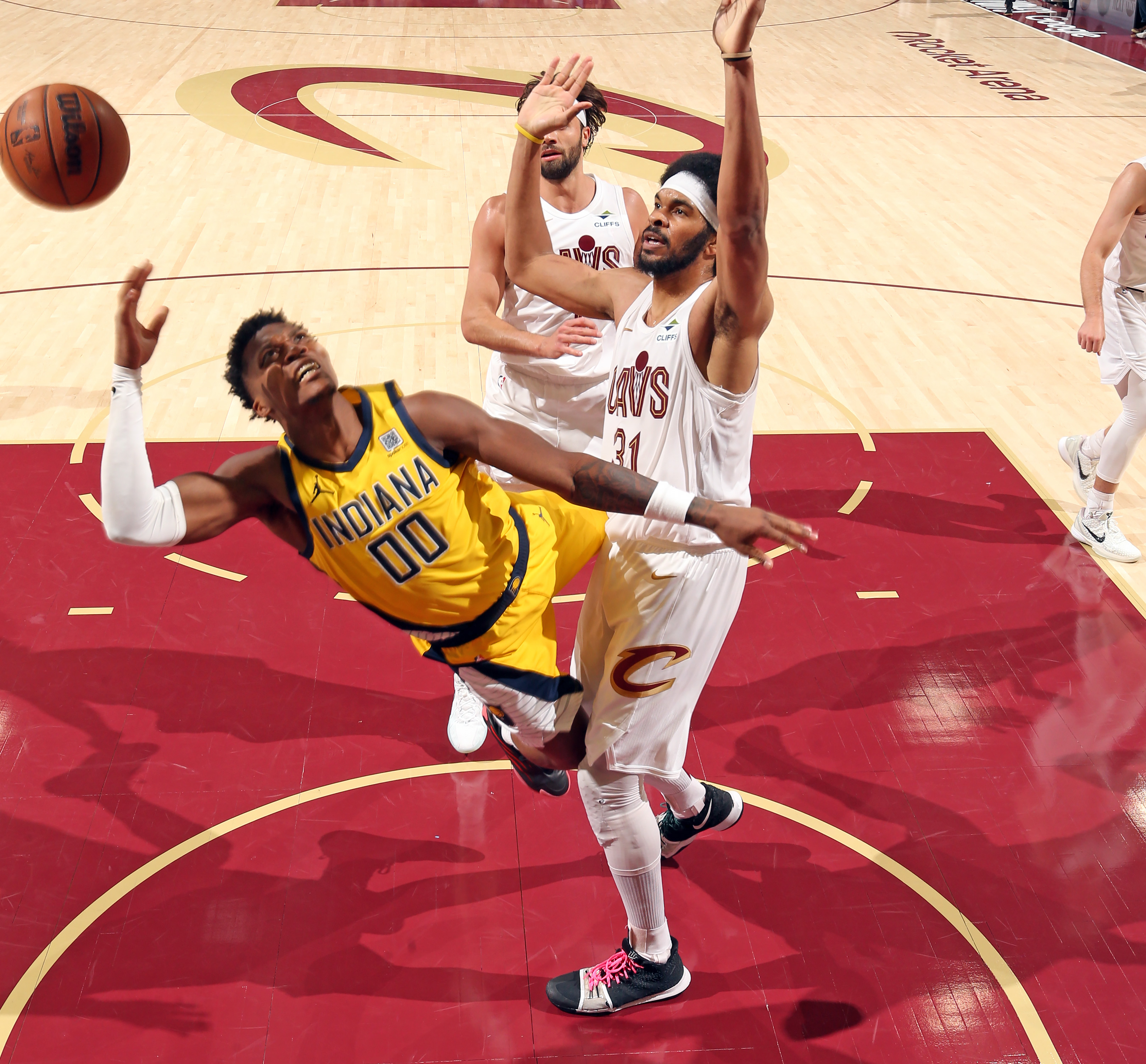 Cleveland Cavaliers vs. Indiana Pacers in game 2 of the Eastern ...