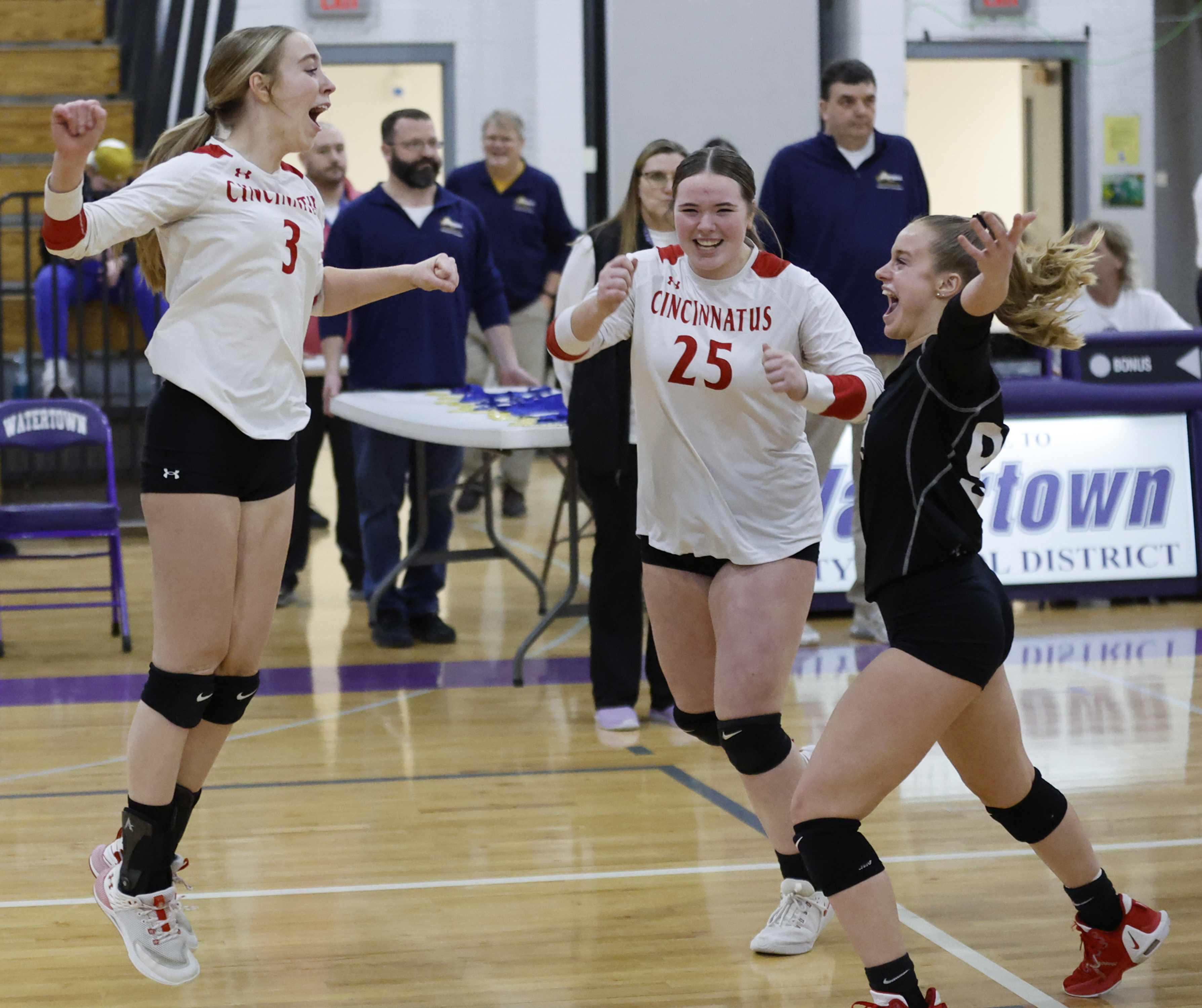 Section III Class D Girl's Winter Volleyball Final: Cincinnatus vs ...