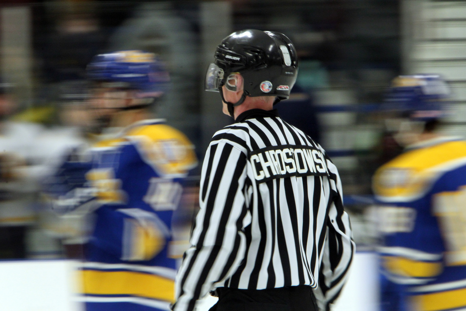 Brandon Chrostowski officiates hockey in his spare time - cleveland.com