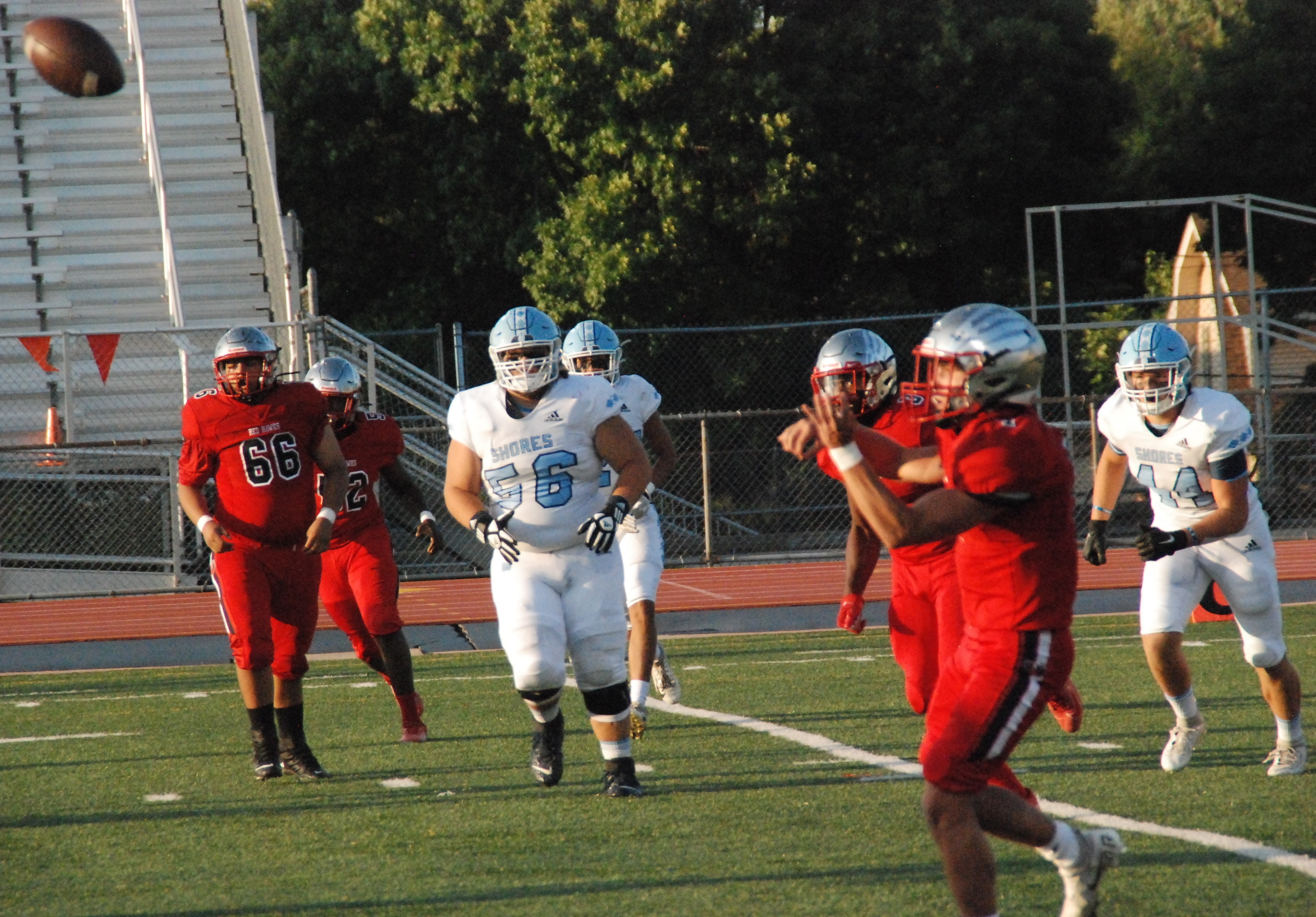 Mona Shores vs. Grand Rapids Union in OK Green Conference football Sept ...